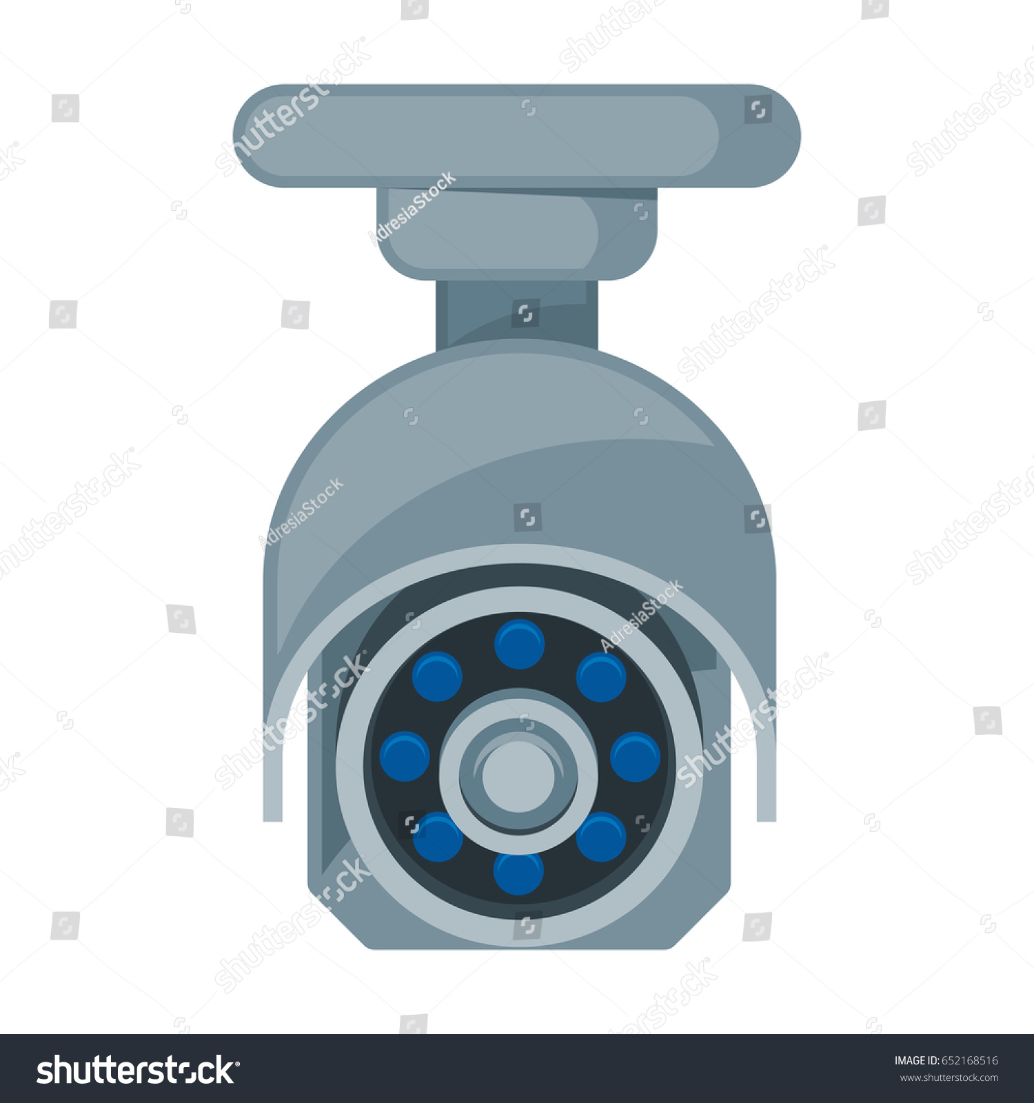 Cctv Camera Viewing Angle Seen Front Stock Vector (Royalty Free ...