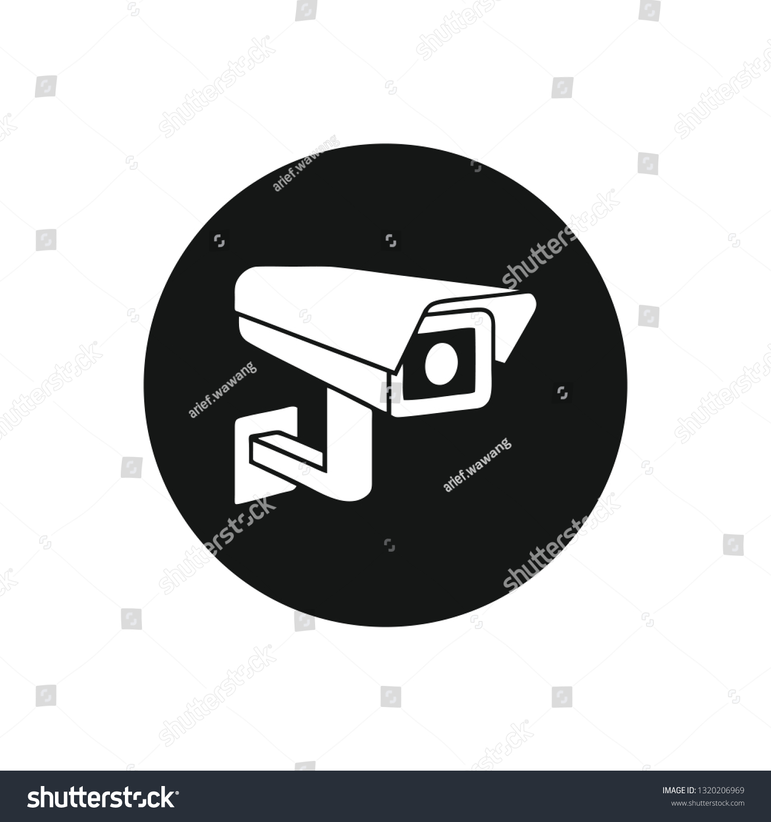 Cctv Icon Symbol: vector de stock (libre de regalías) 1320206969 ...