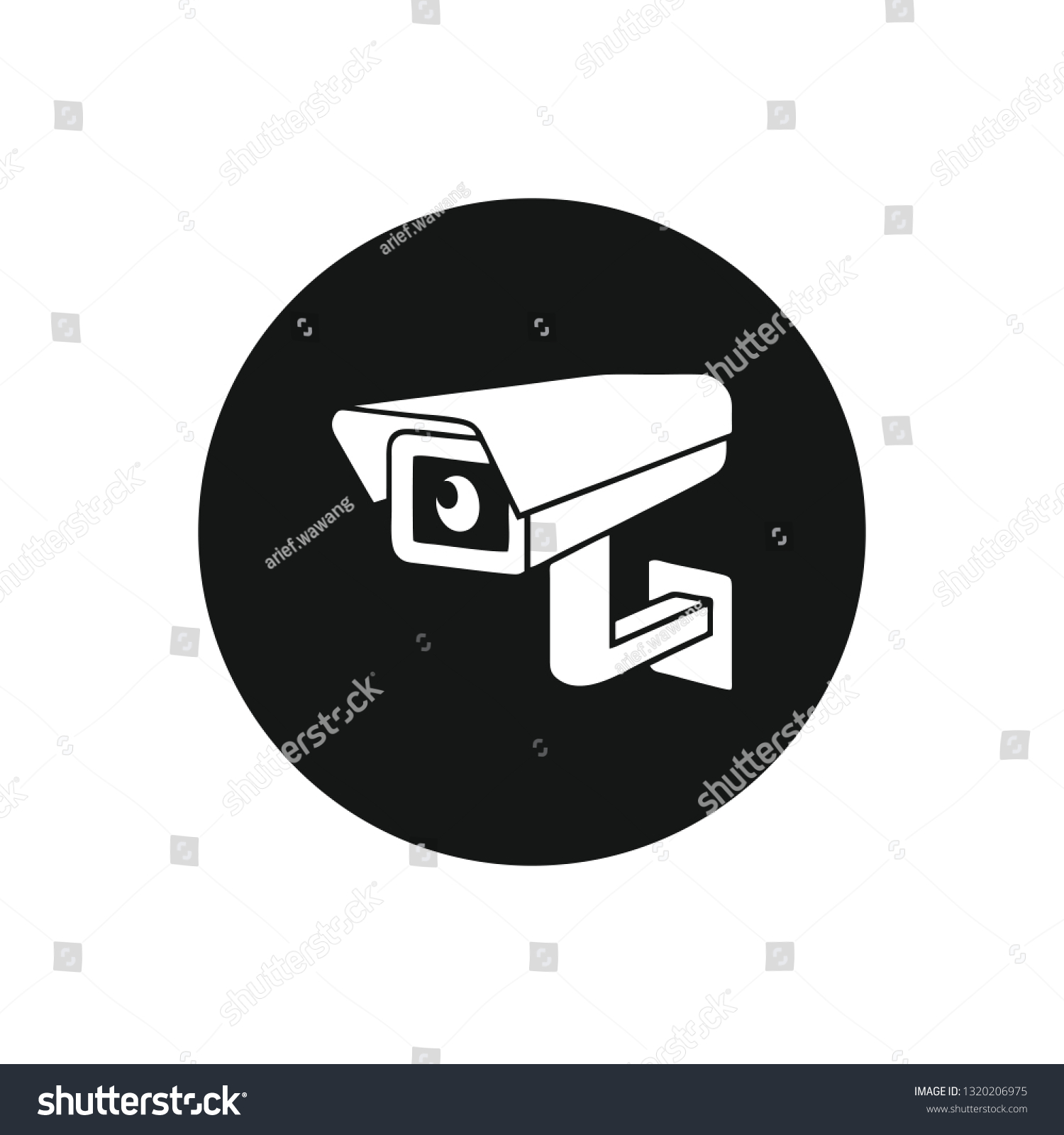 Cctv Icon Symbol Stock Vector (Royalty Free) 1320206975 | Shutterstock