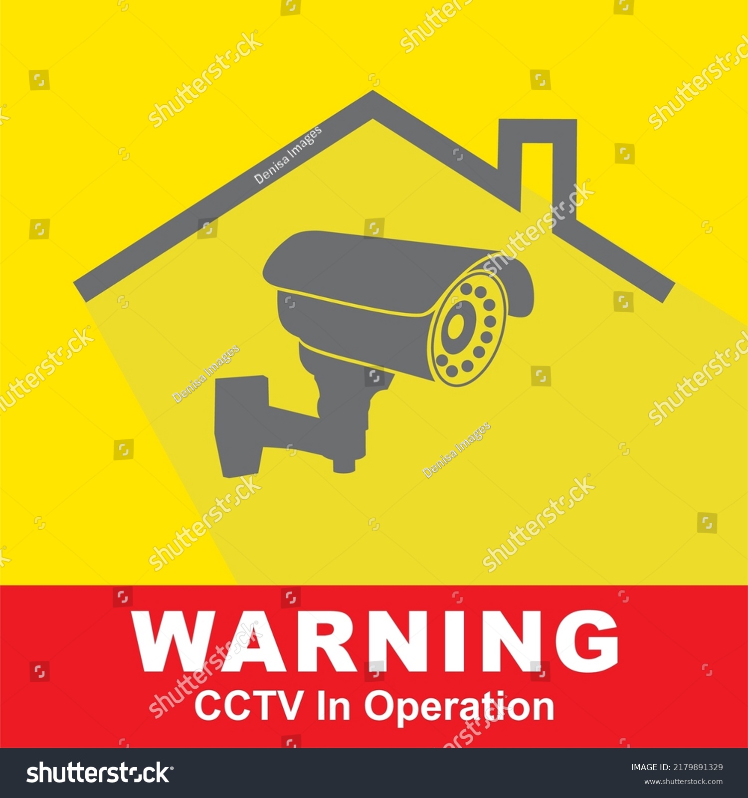 Cctv Operation Warning Sign Attention Sign Stock Vector (Royalty Free ... Cctv Operation Warning Sign Attention Sign Stock Vector (Royalty Free ...