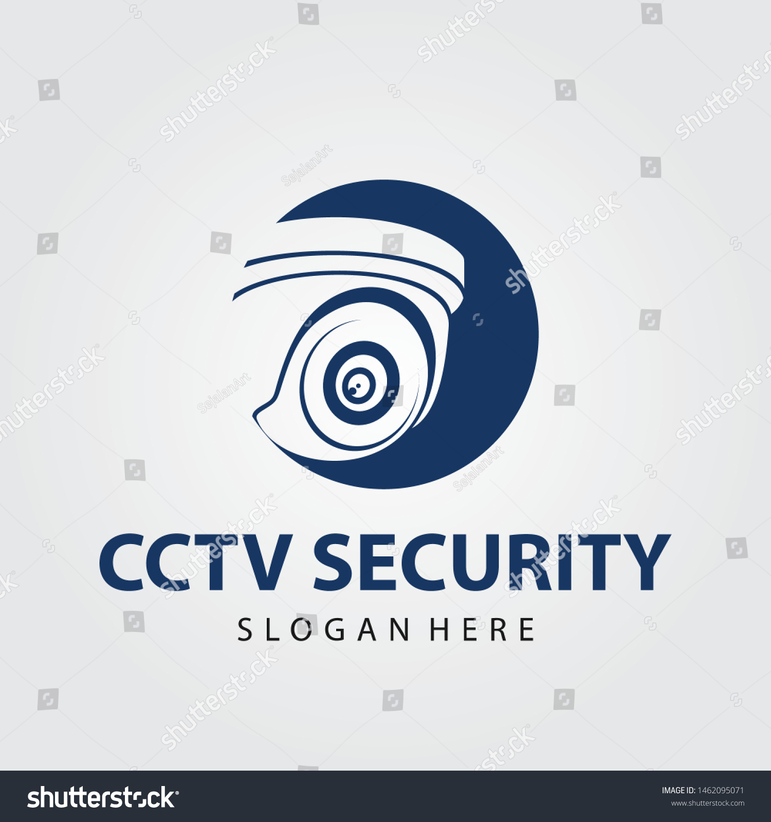 Cctv Vector Logo Design Camera Logo Stock Vector (Royalty Free) 1462095071