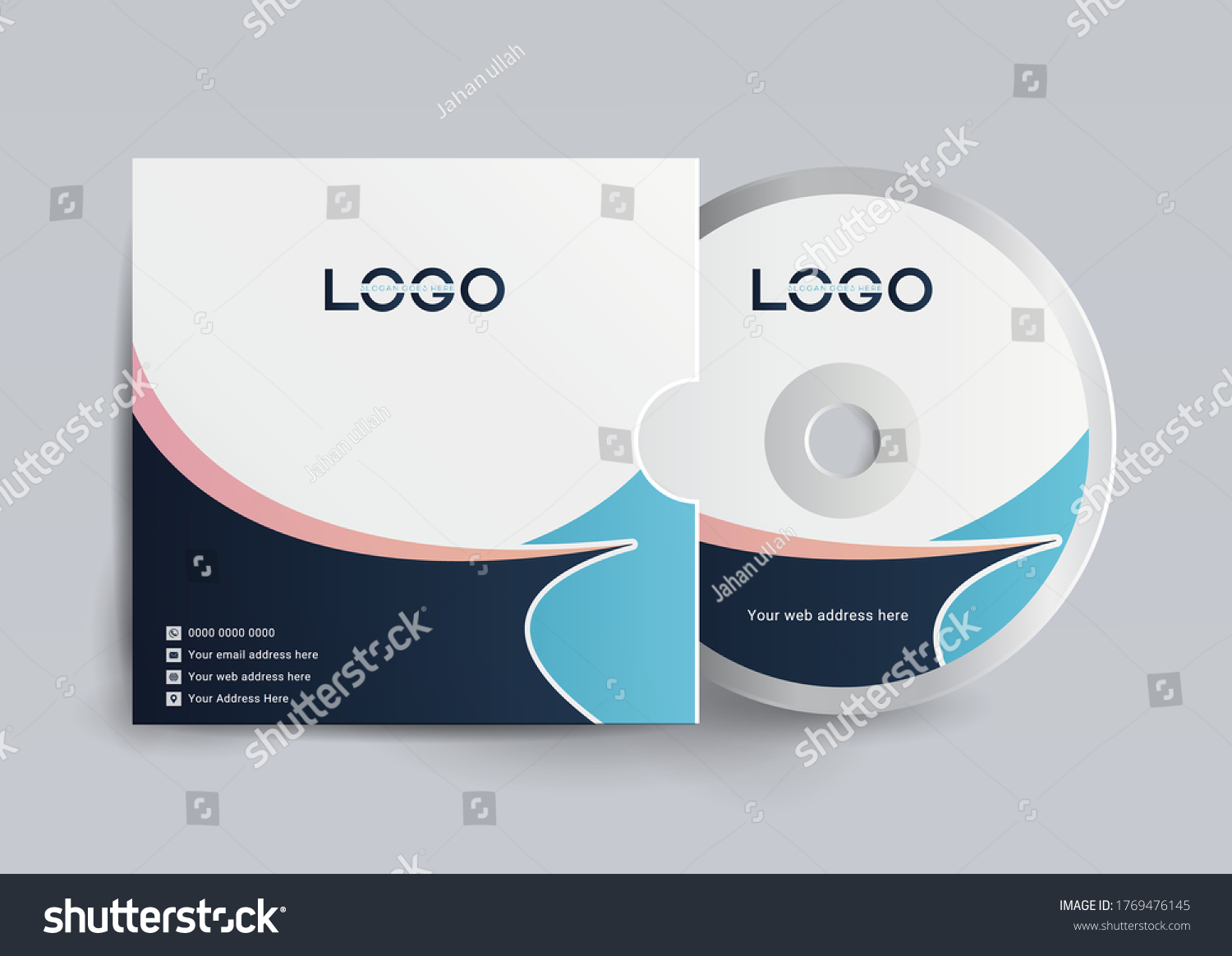 Cd Case Label Cd Disc Label Stock Vector (Royalty Free) 1769476145 ...