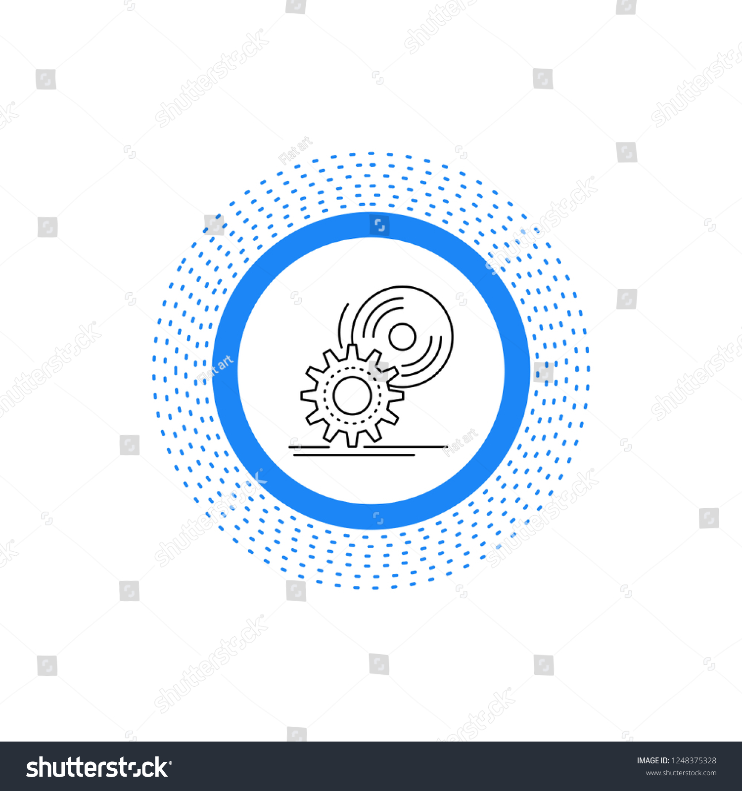 Cd Disc Install Software Dvd Line Stock Vector (Royalty Free ...