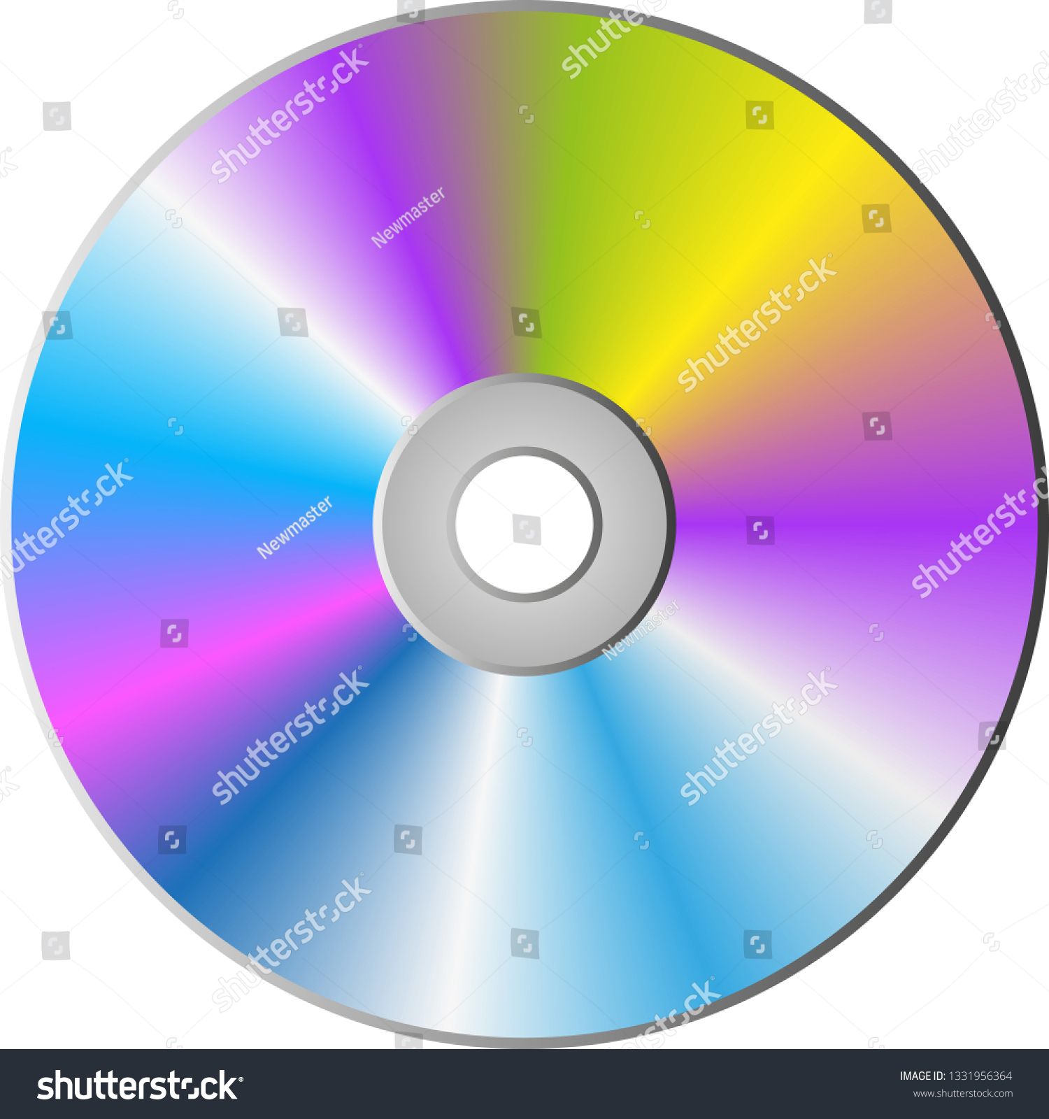 Cd Dvd Disc Isolated On Transparent Stock Vector (Royalty Free ...