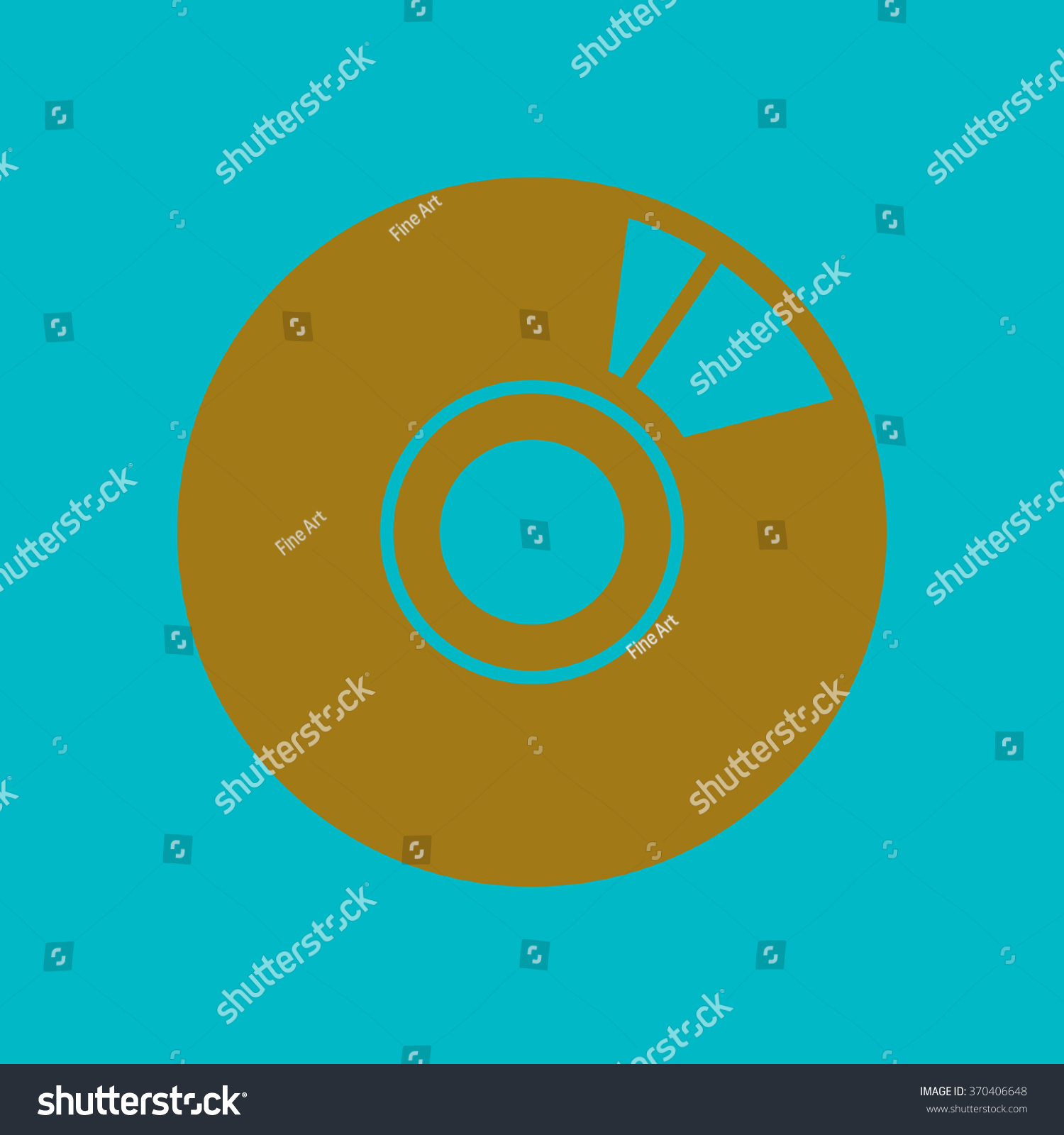 Cd Dvd Icon Compact Disk Simbol Stock Vector (Royalty Free) 370406648 ...