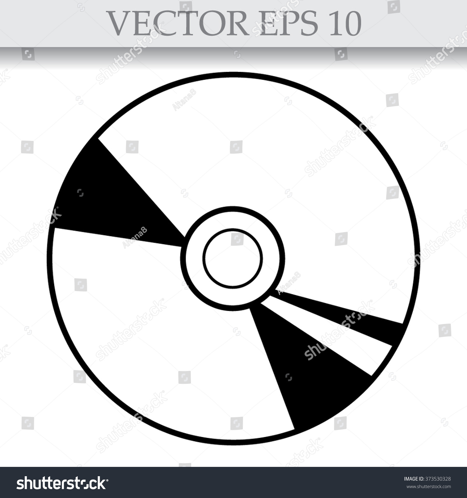Cd Dvd Icons Stock Vector (Royalty Free) 373530328 | Shutterstock