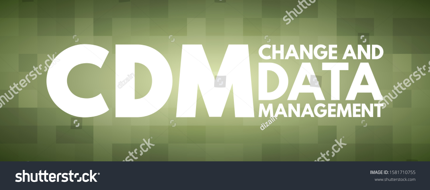 Cdm Change Data Management Helps Solve Stock Vector (Royalty Free ... Cdm Change Data Management Helps Solve Stock Vector (Royalty Free ...