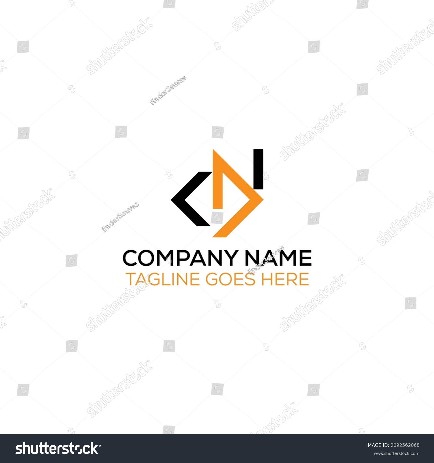 Cdn Ndc Logo Design Stock Vector (Royalty Free) 2092562068 | Shutterstock