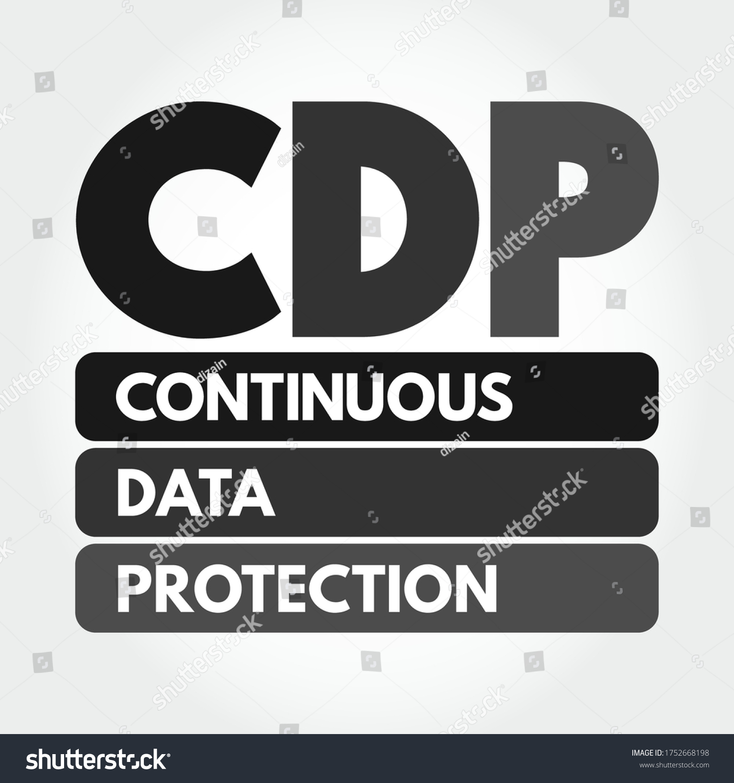 Cdp Continuous Data Protection Acronym Technology Stock Vector (Royalty ... Cdp Continuous Data Protection Acronym Technology Stock Vector (Royalty ...