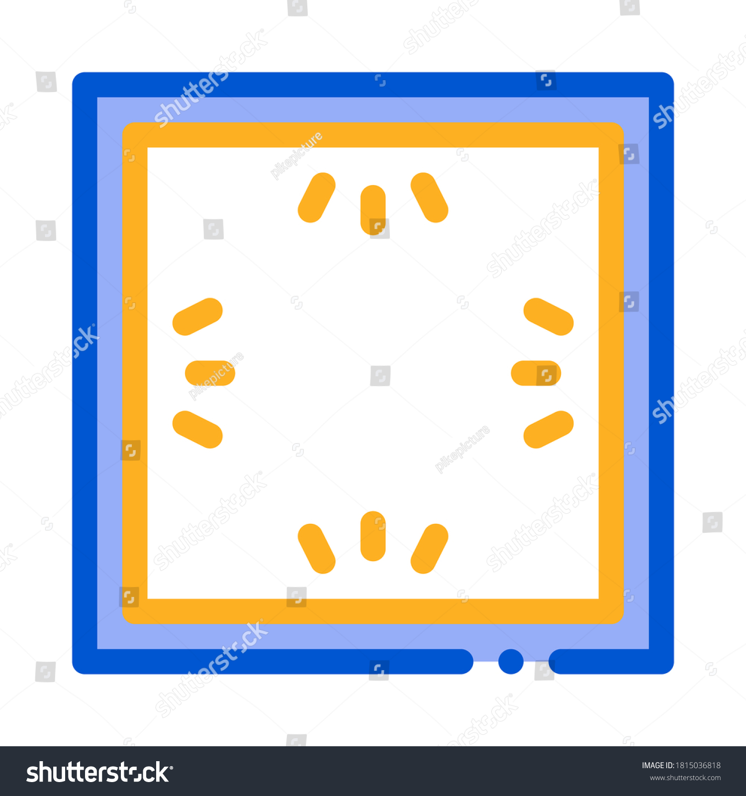 Ceiling Multi Perimeter Lighting Icon Vector: เวกเตอร์สต็อก (ปลอดค่า ...