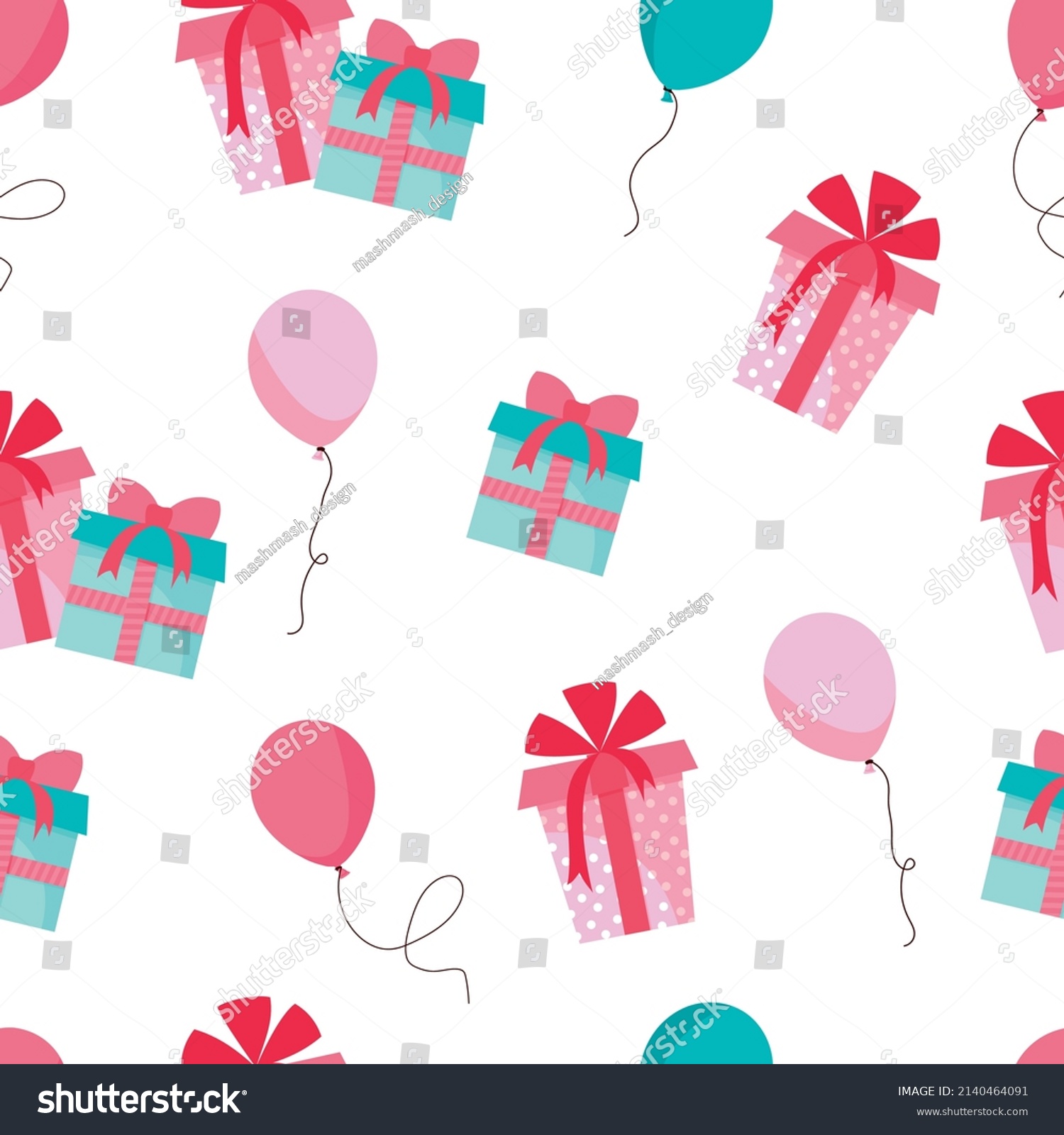 Celebrate Pattern Happy Birthday Background Vector Stock Vector ...