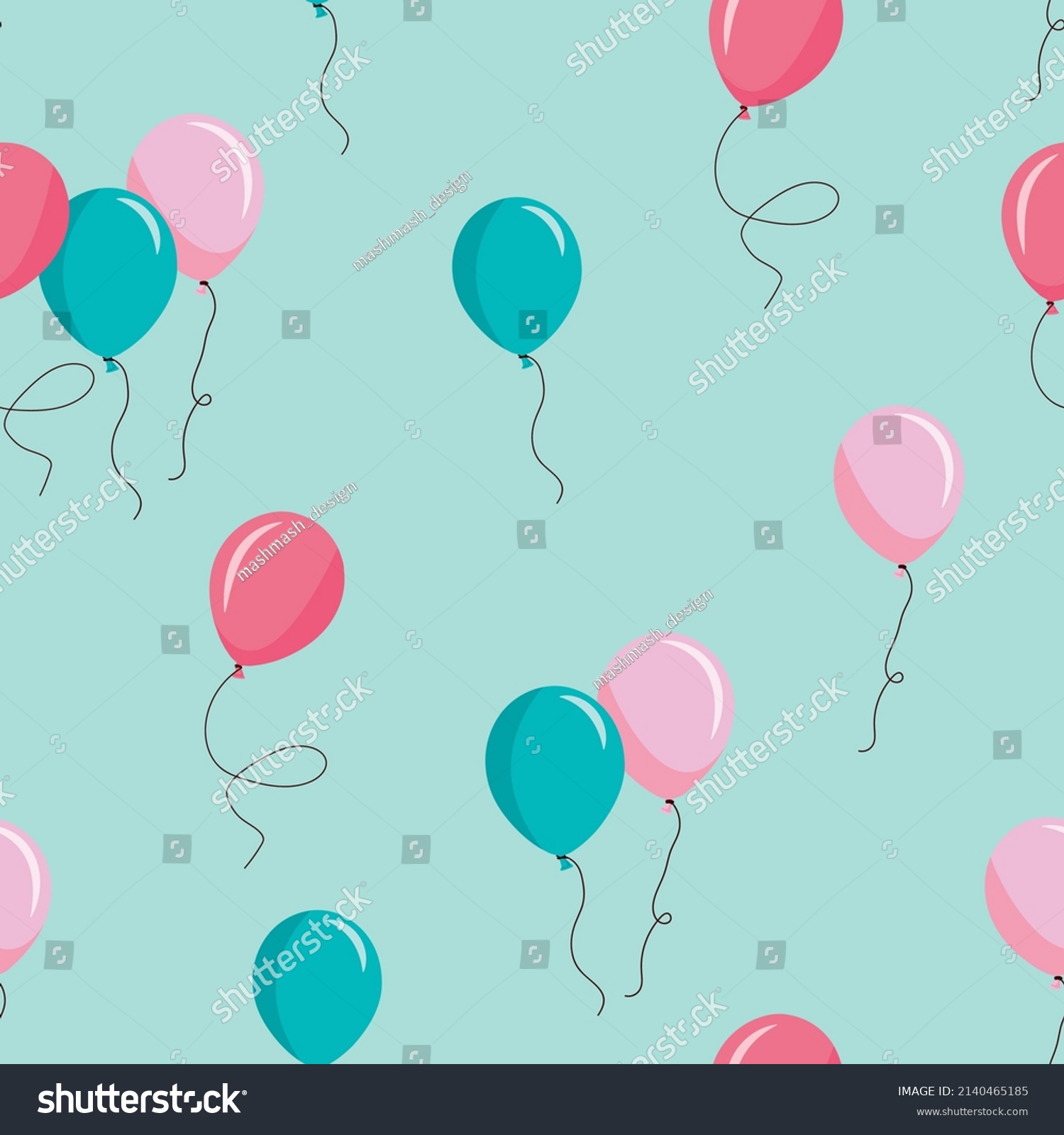 Celebrate Pattern Happy Birthday Background Vector Stock Vector ...