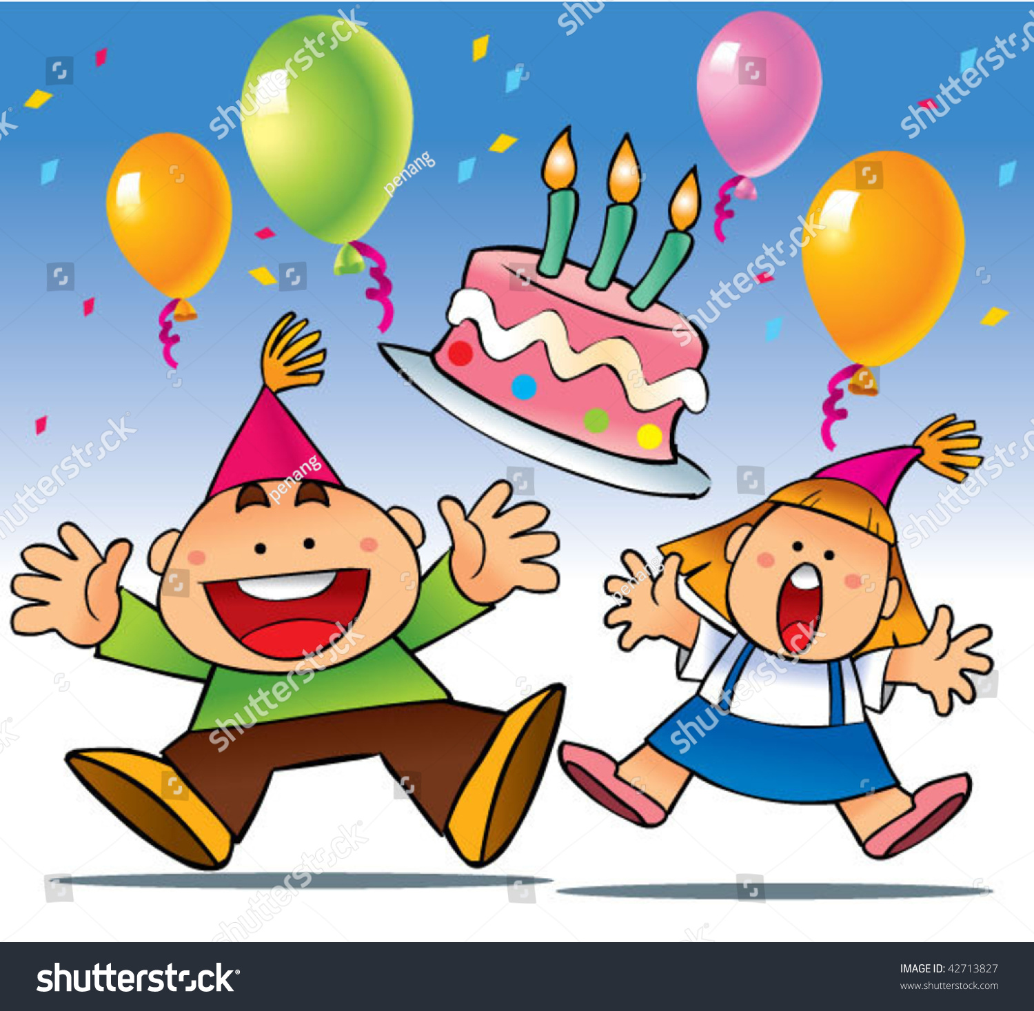 Celebration Cartoon Stock Vector (Royalty Free) 42713827