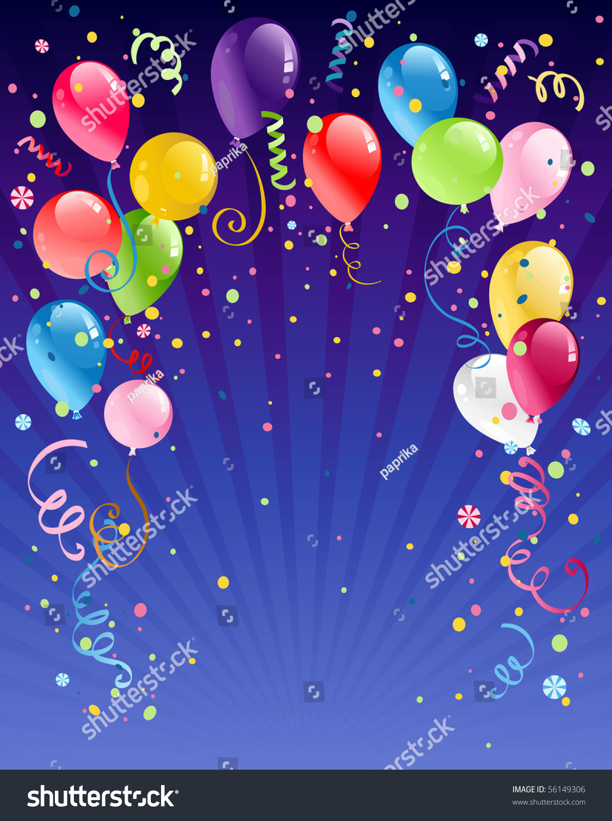 Celebration Night Background Space Text Stock Vector (Royalty Free ...