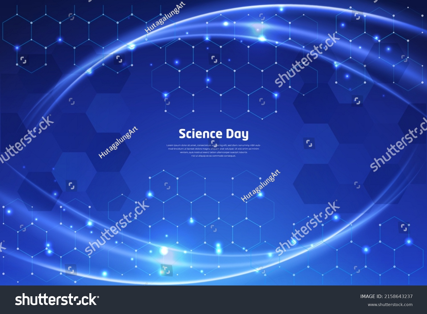 Celebration World Science Day Design Background Stock Vector (Royalty ...