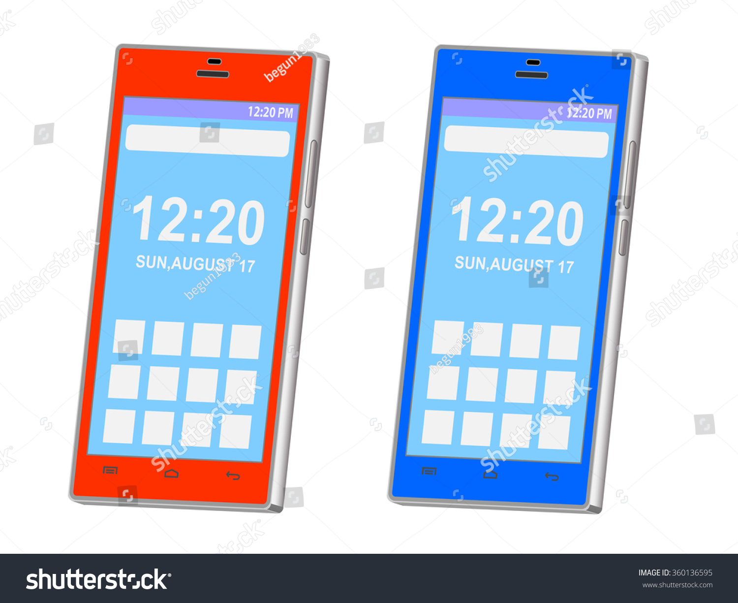Cell Phone Vector Stock Vector (Royalty Free) 360136595