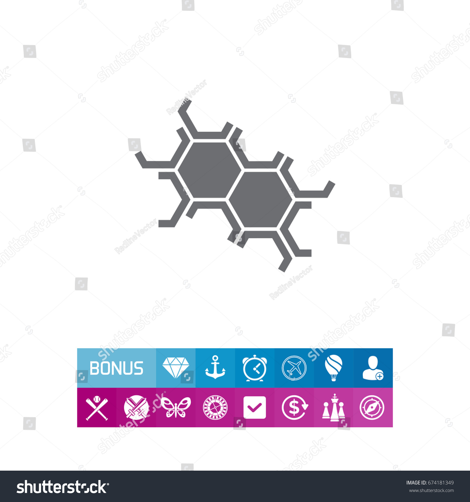 Cell Structure Icons: vector de stock (libre de regalías) 674181349 ...