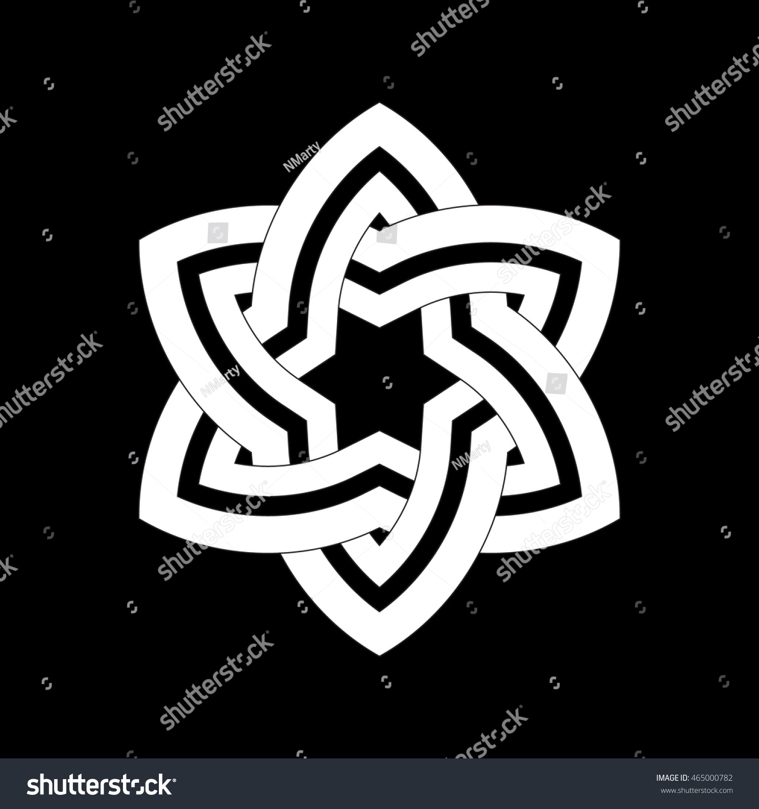 Celtic Irish Patterns Braids Vector Stock Vector (Royalty Free ...