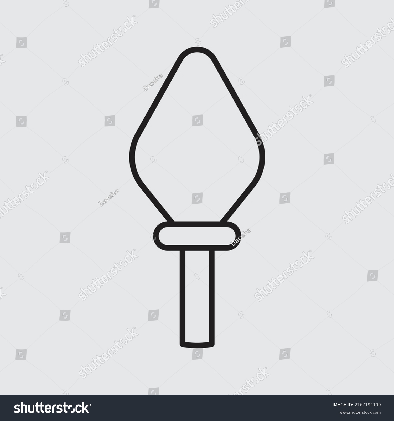 Cement Spoon Vector Website Symbol Icon Stock Vector (Royalty Free ...