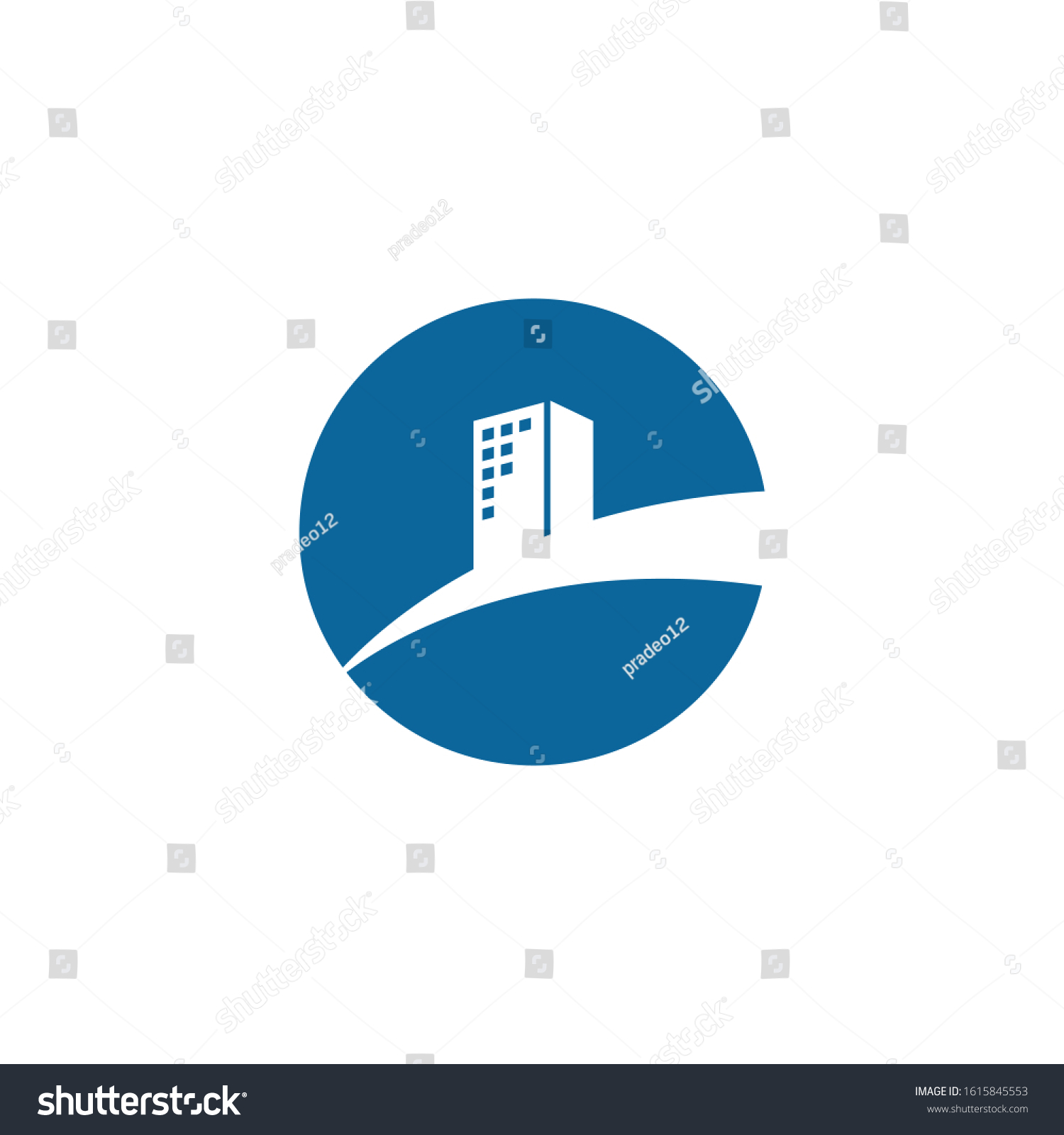 Central City Logo Design Simple Stock Vector (Royalty Free) 1615845553 ...
