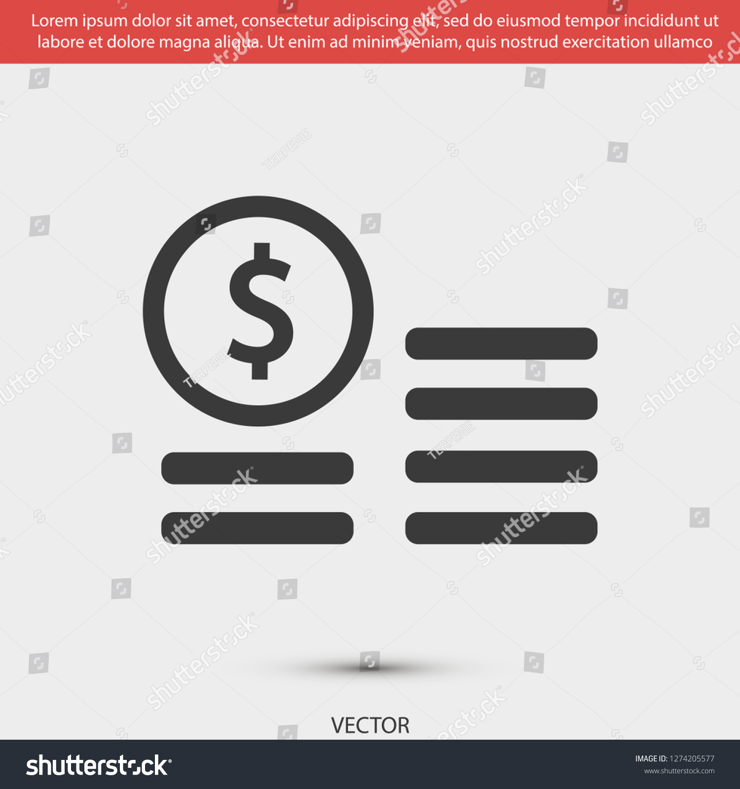 Cents Vector Icon 10 Eps Stock Vector (Royalty Free) 1274205577 ...
