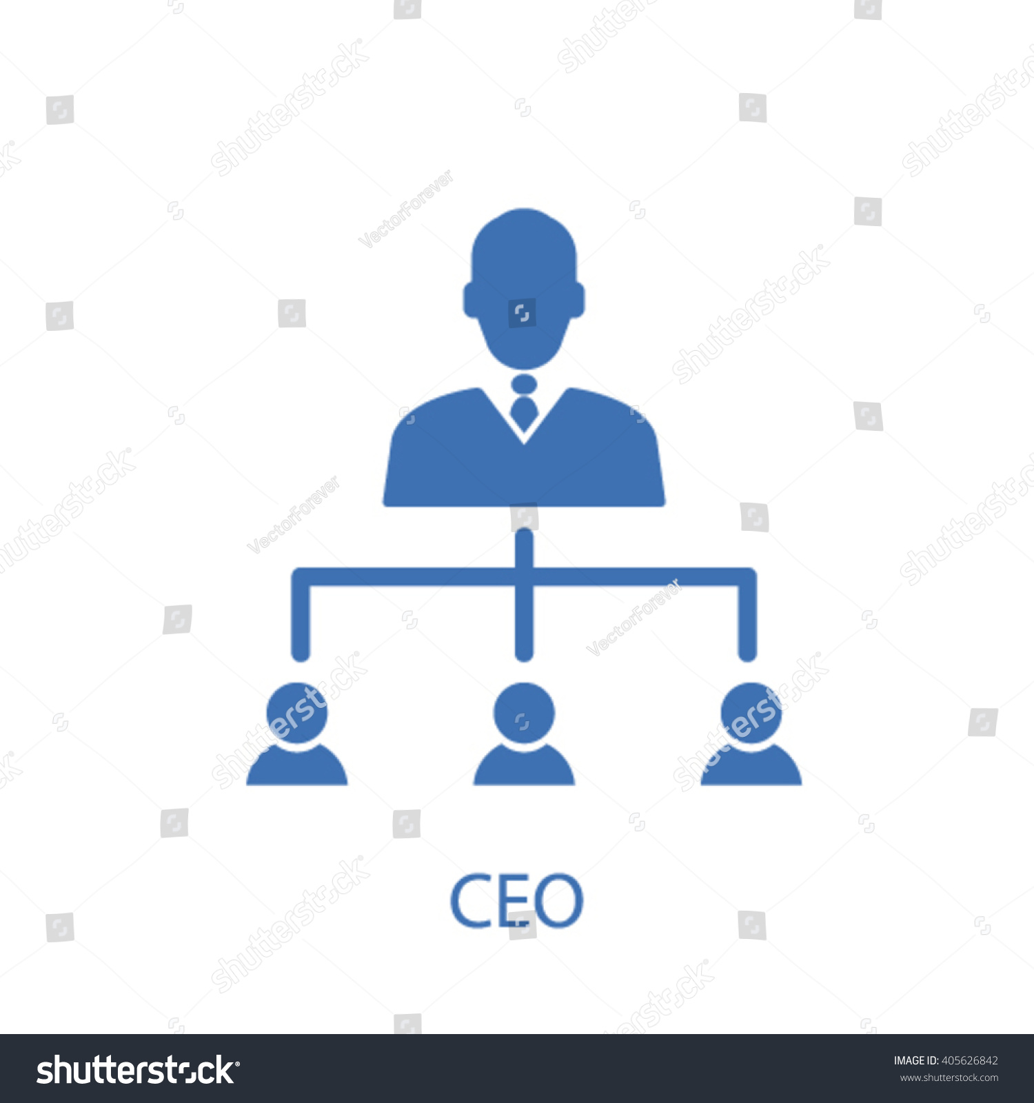 Ceo Icon Stock Vector (Royalty Free) 405626842