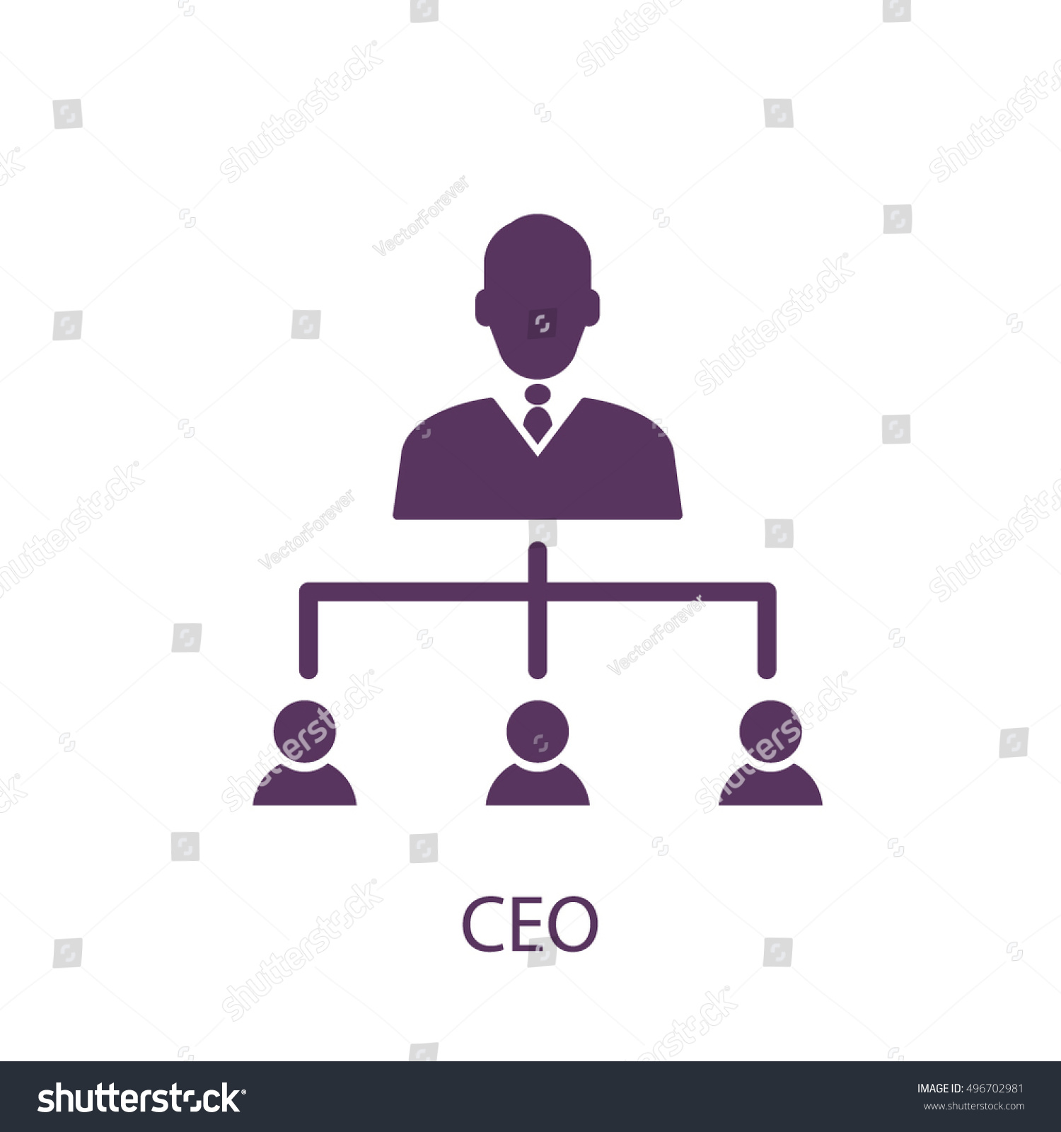 Ceo Icon Stock Vector (Royalty Free) 496702981 | Shutterstock