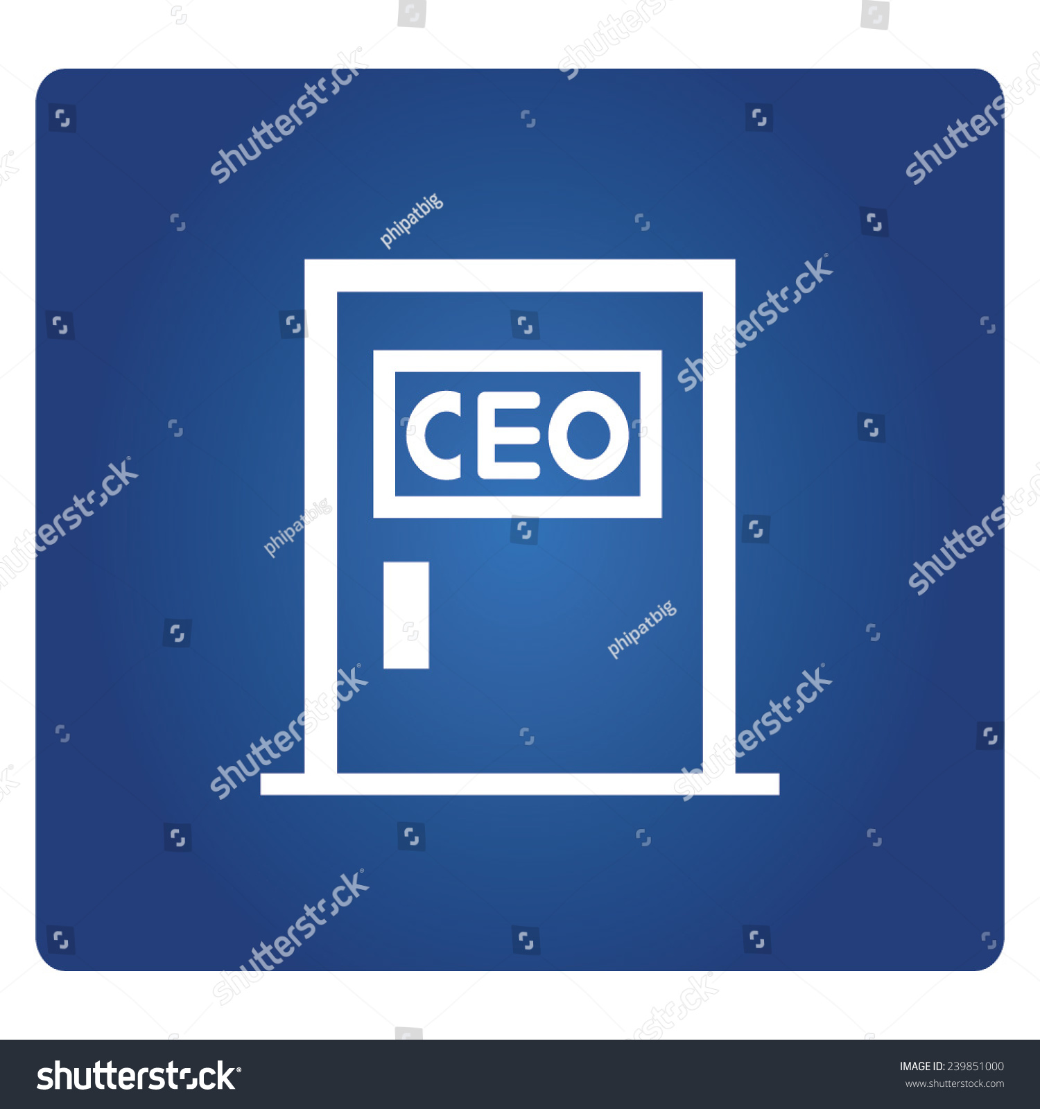 Ceo Room Stock Vector (Royalty Free) 239851000