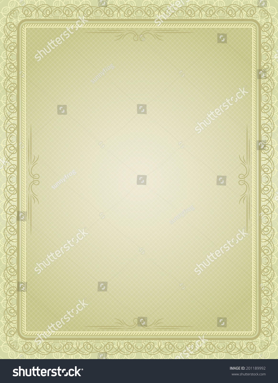 Vektor Stok Certificate Background Calligraphic Lines Vector (Tanpa ...