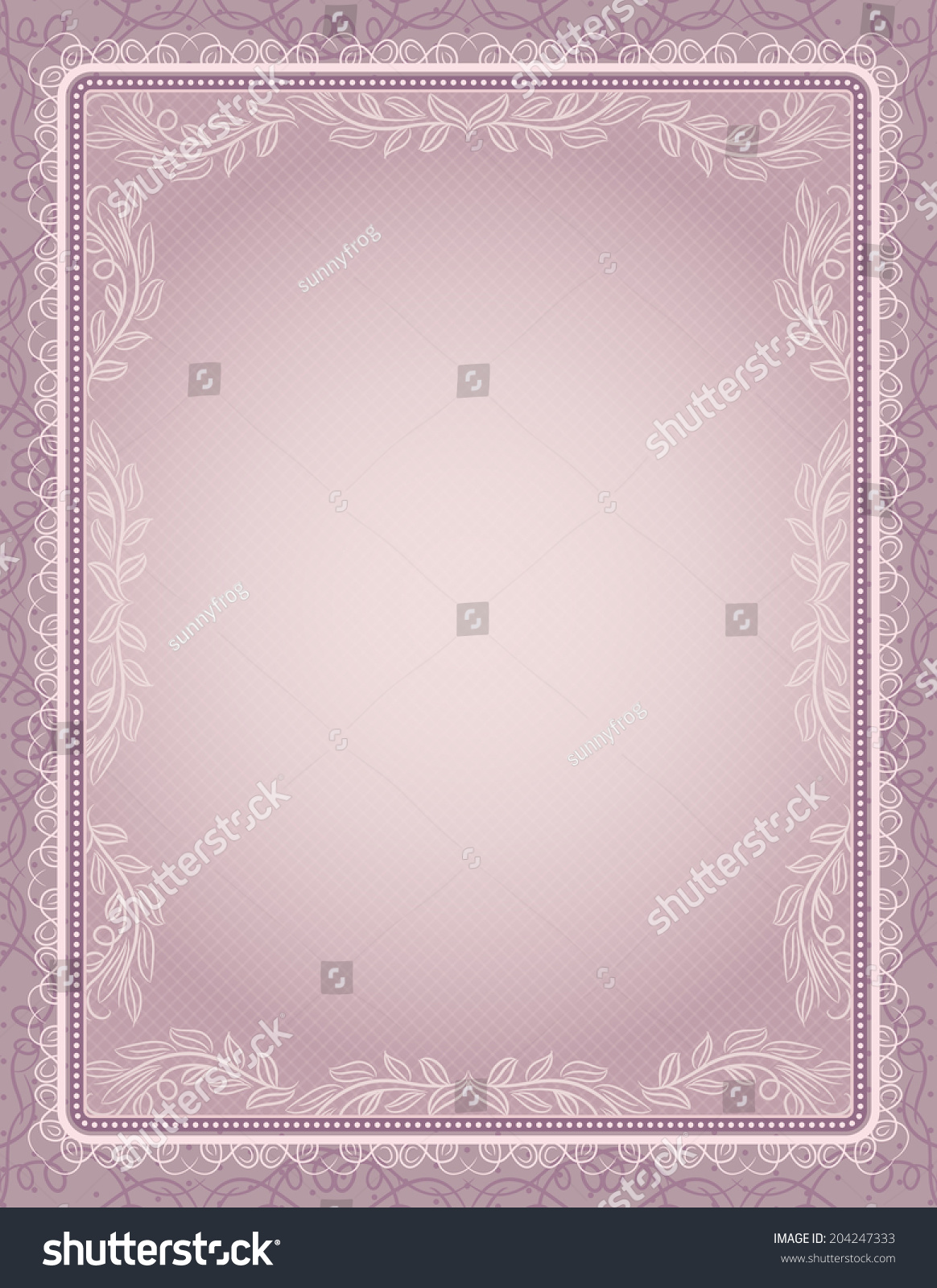 Certificate Background Calligraphic Lines Vector Stock Vector (Royalty ...