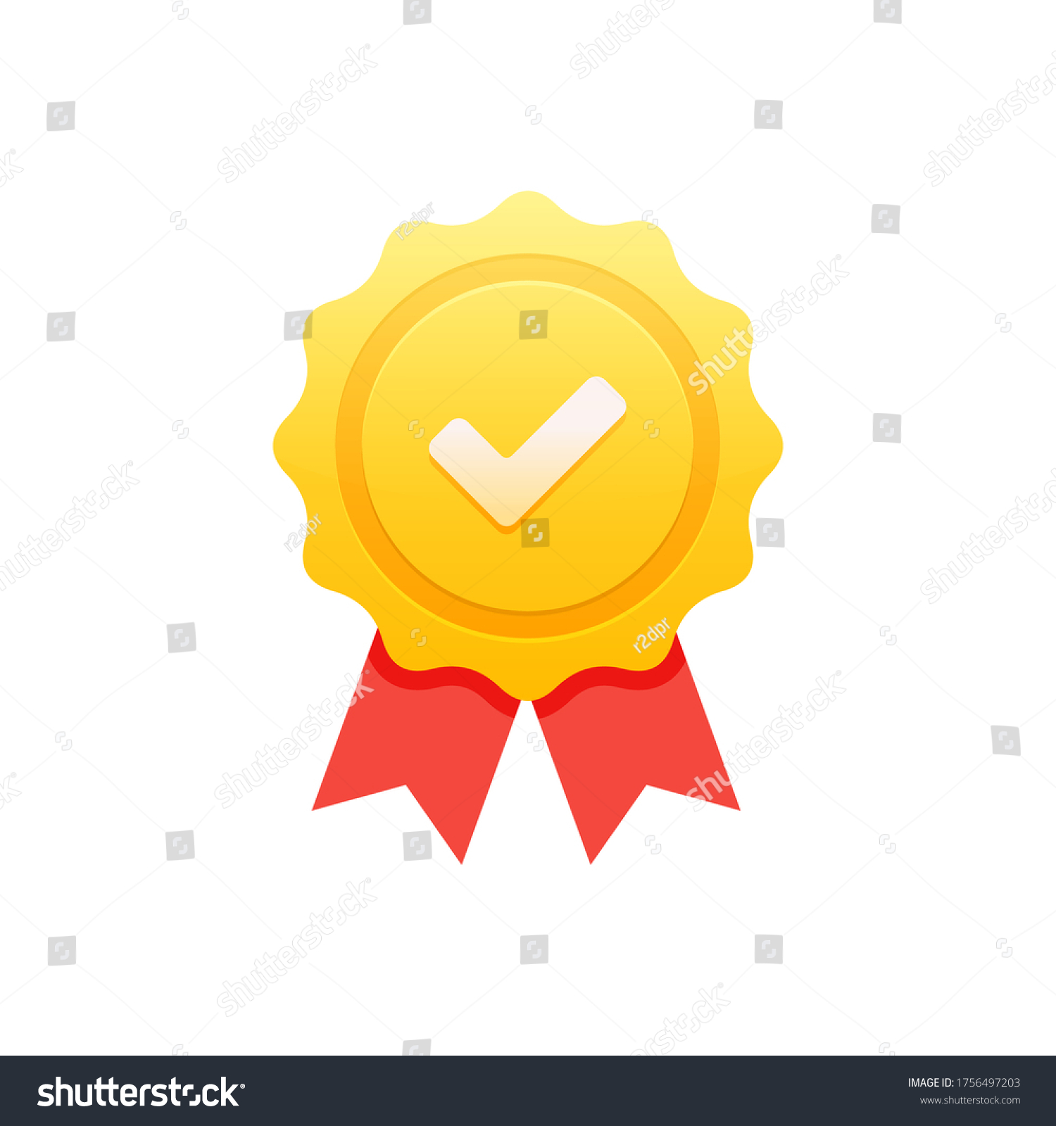 Certificate Icon Premium Quality Achievement Badge Stock Vector ... Certificate Icon Premium Quality Achievement Badge Stock Vector ...