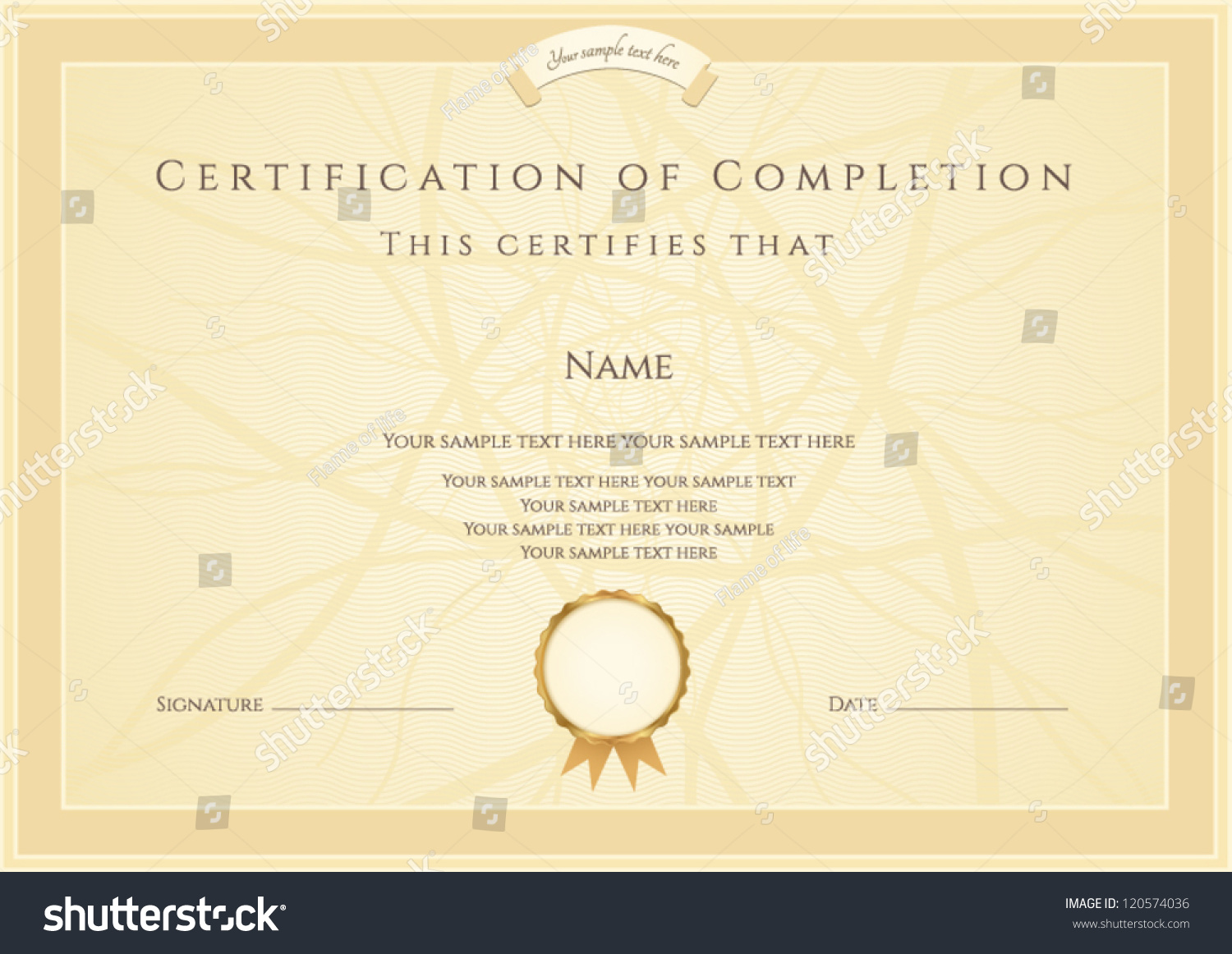Certificate Of Completion Logo