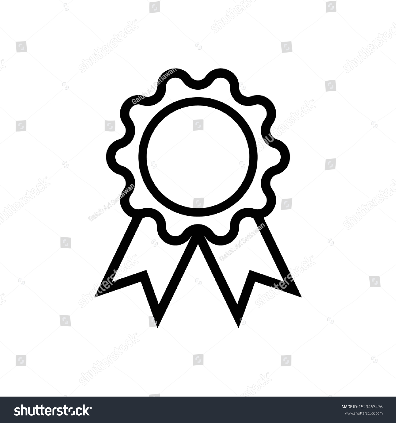 Certificate Symbol Icon Vector Illustration Stock Vector (Royalty Free ...