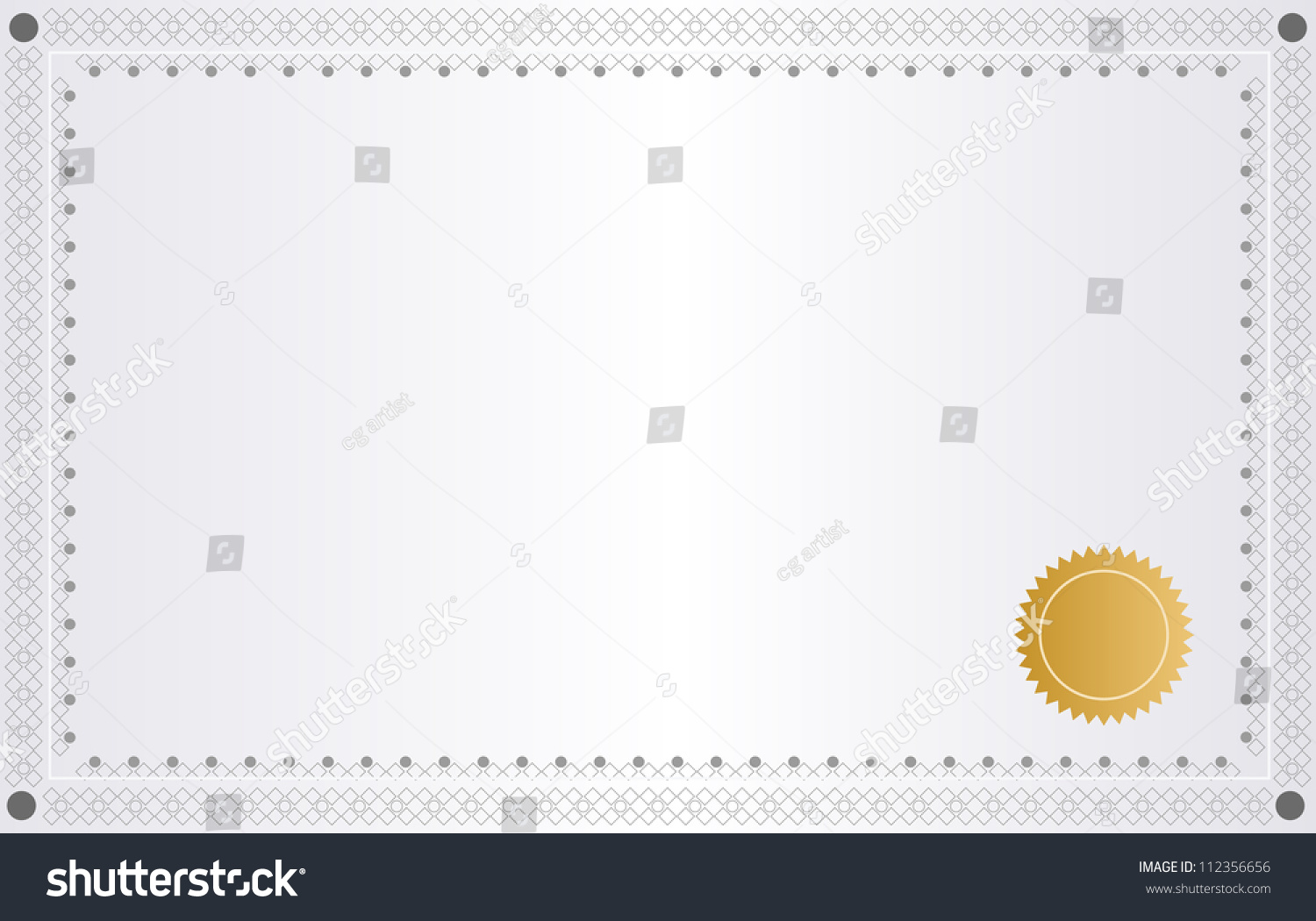 Certificate Template Jpeg Version Available Gallery Stock Vector ...