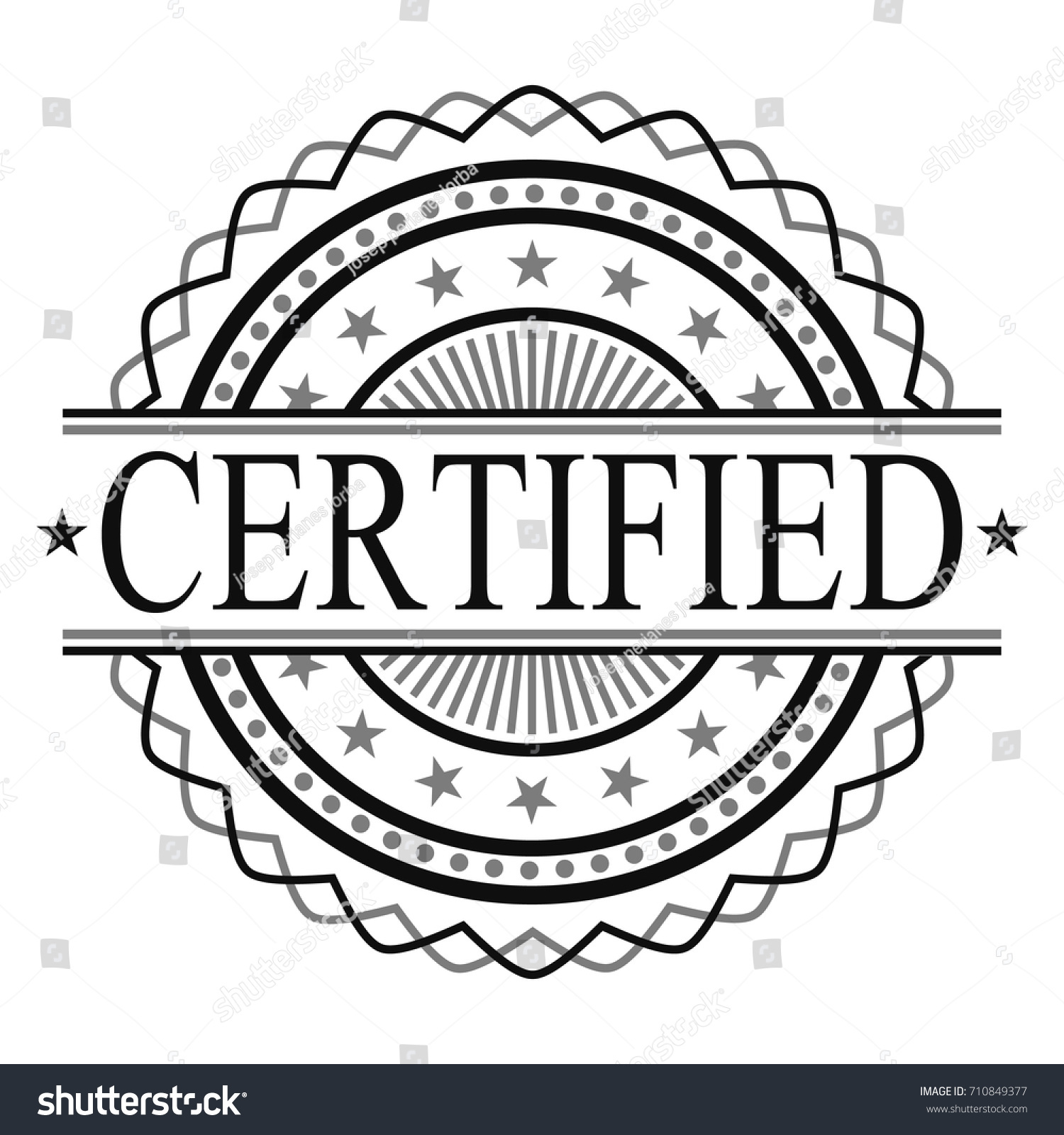 Certified Original Stamp Design Vector Art Stock Vector (Royalty Free ...