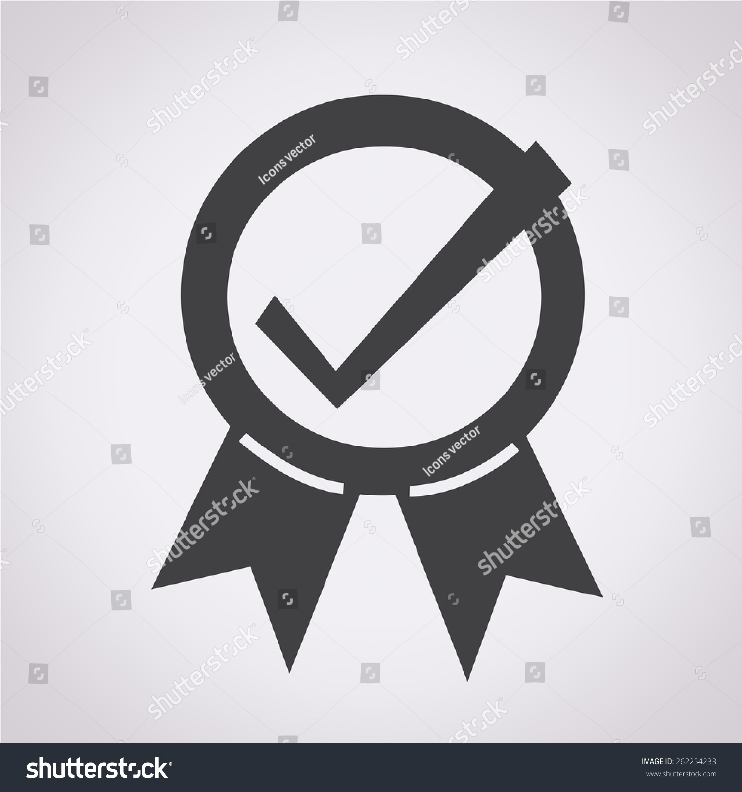 Certified Seal Icon Stock Vector (Royalty Free) 262254233