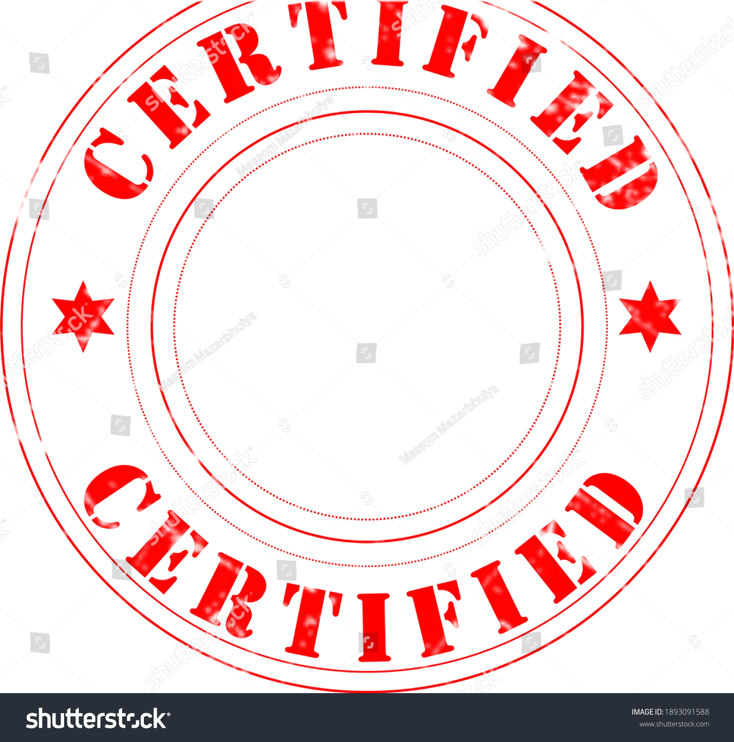 Certified Vector Image Design Vector Stock Vector (Royalty Free ...