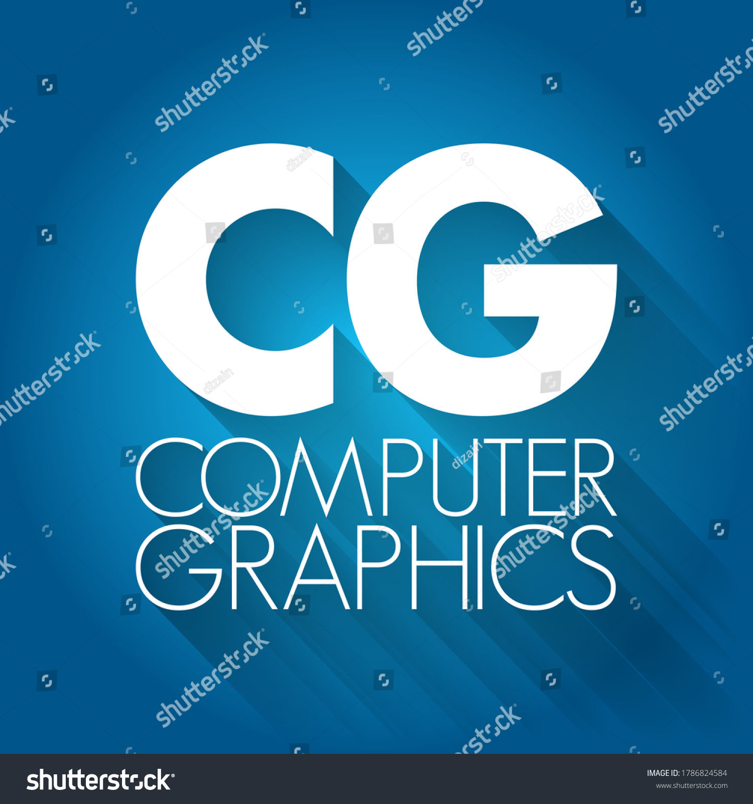 Cg Computer Graphics Methods Digitally Synthesizing Stock Vector ...