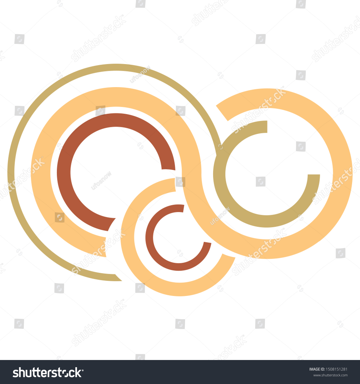 Chain Link Logo Vector Illustration Stock Vector (Royalty Free ...
