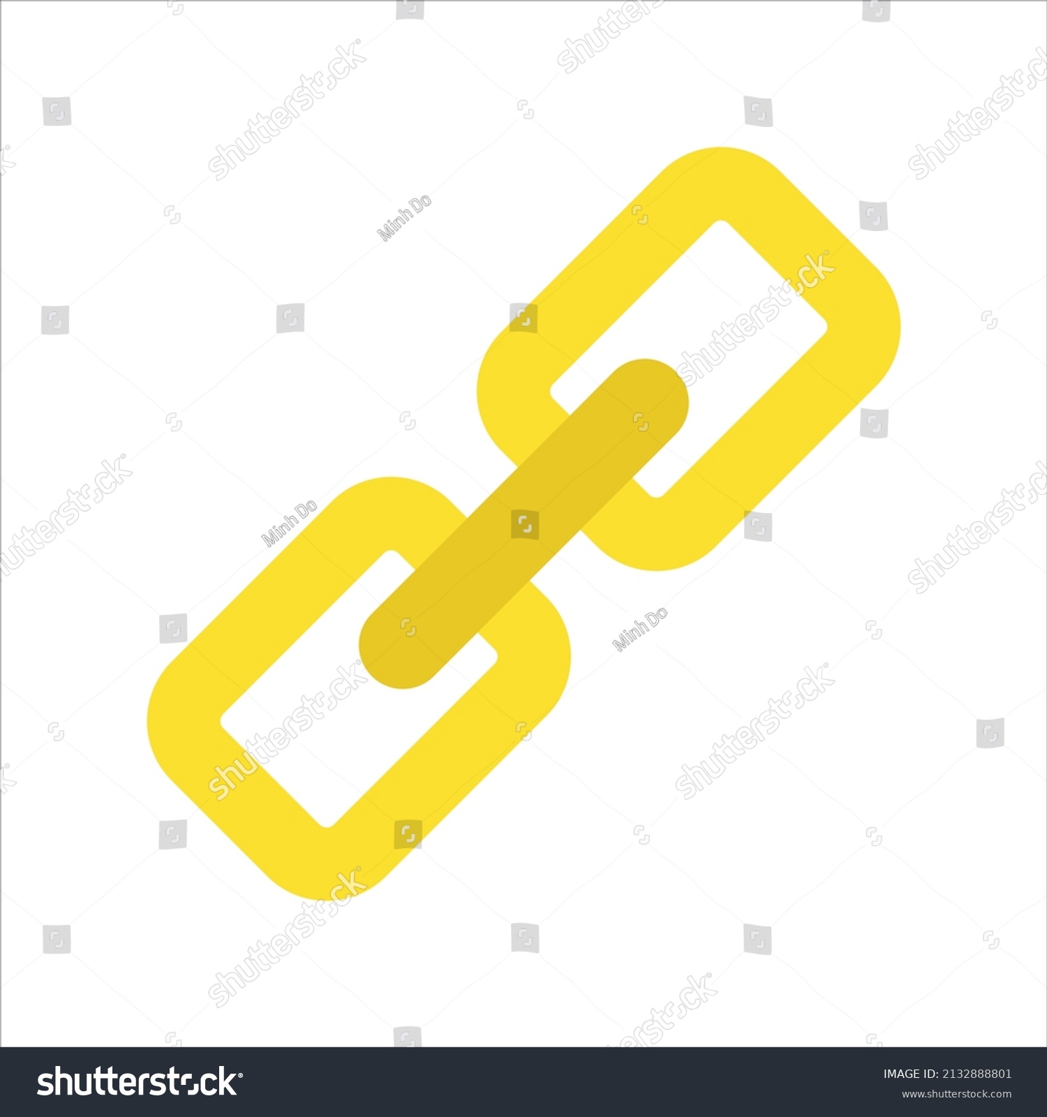 Chain Link Vector Icon Symbol Design Stock Vector (Royalty Free ...