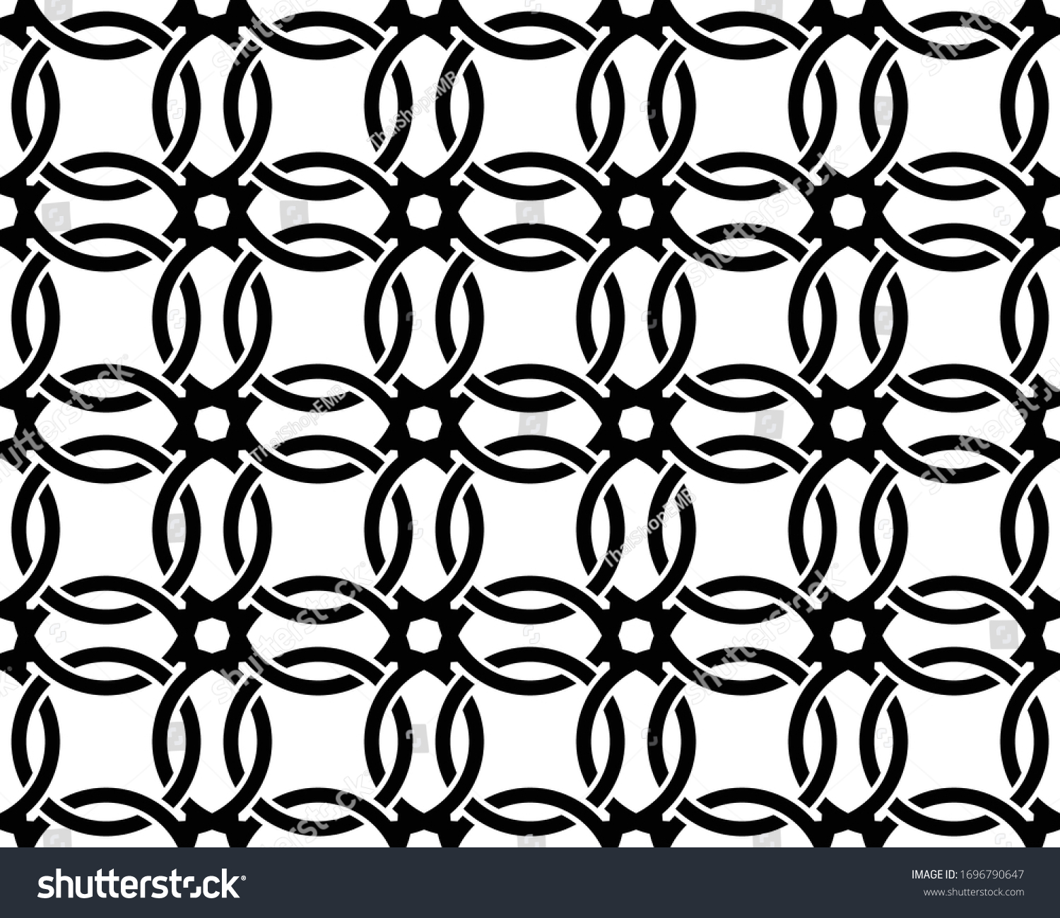 Chain Vector Background Endless Chain Round Stock Vector (Royalty Free ...