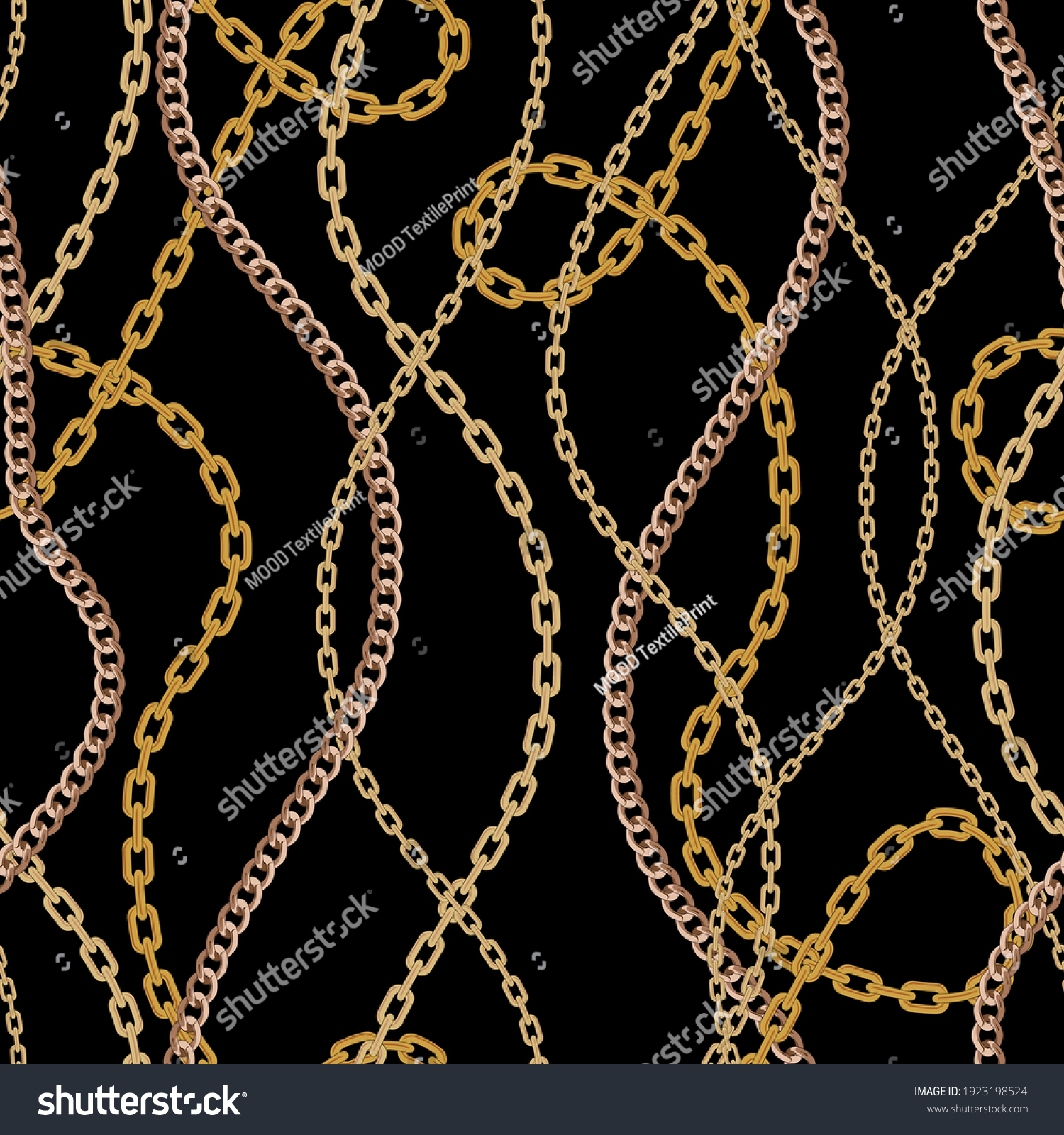 Chains Pattern Seamless Design Fabric Wallpaper Stok Vektör (Telifsiz ...