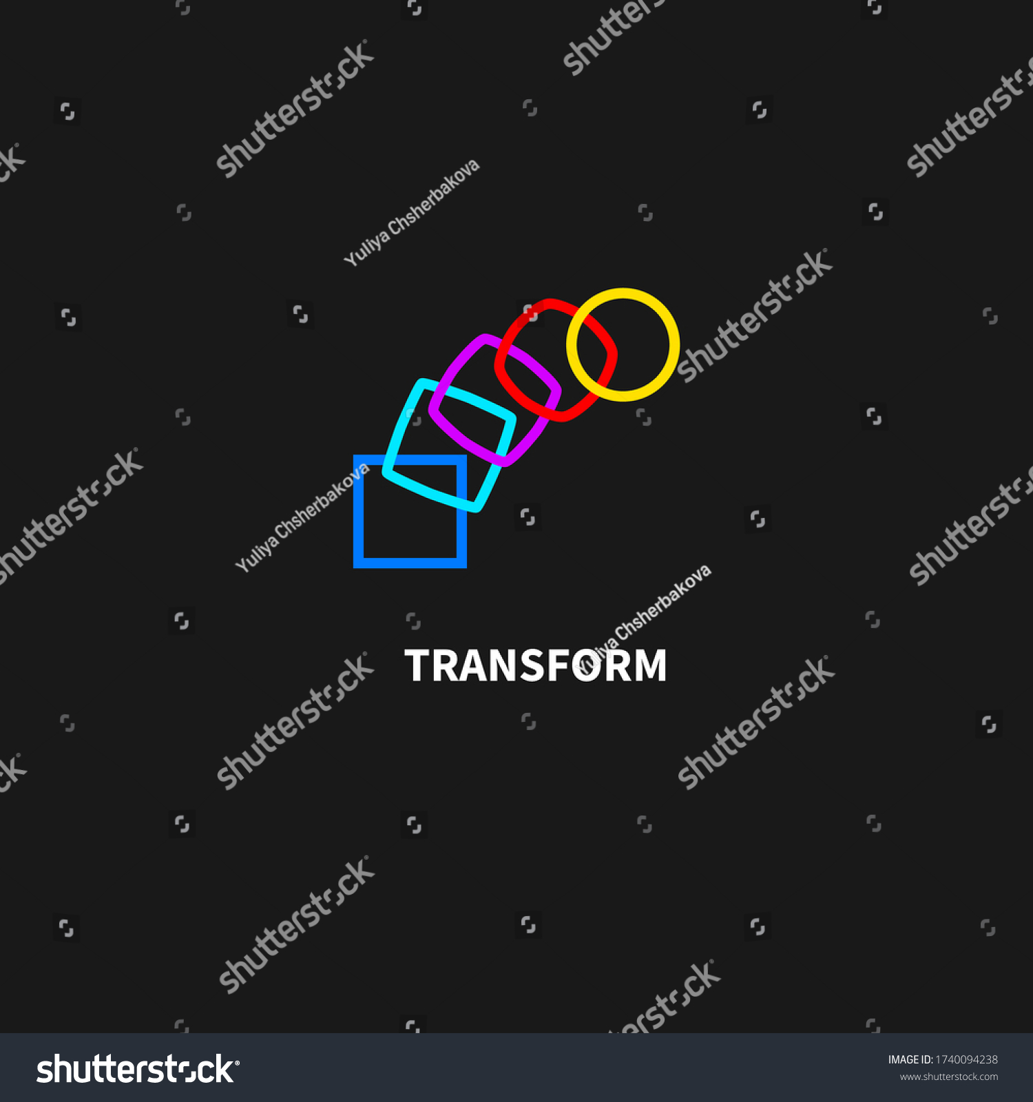Cambiar el icono, la transformación, la: vector de stock (libre de ...