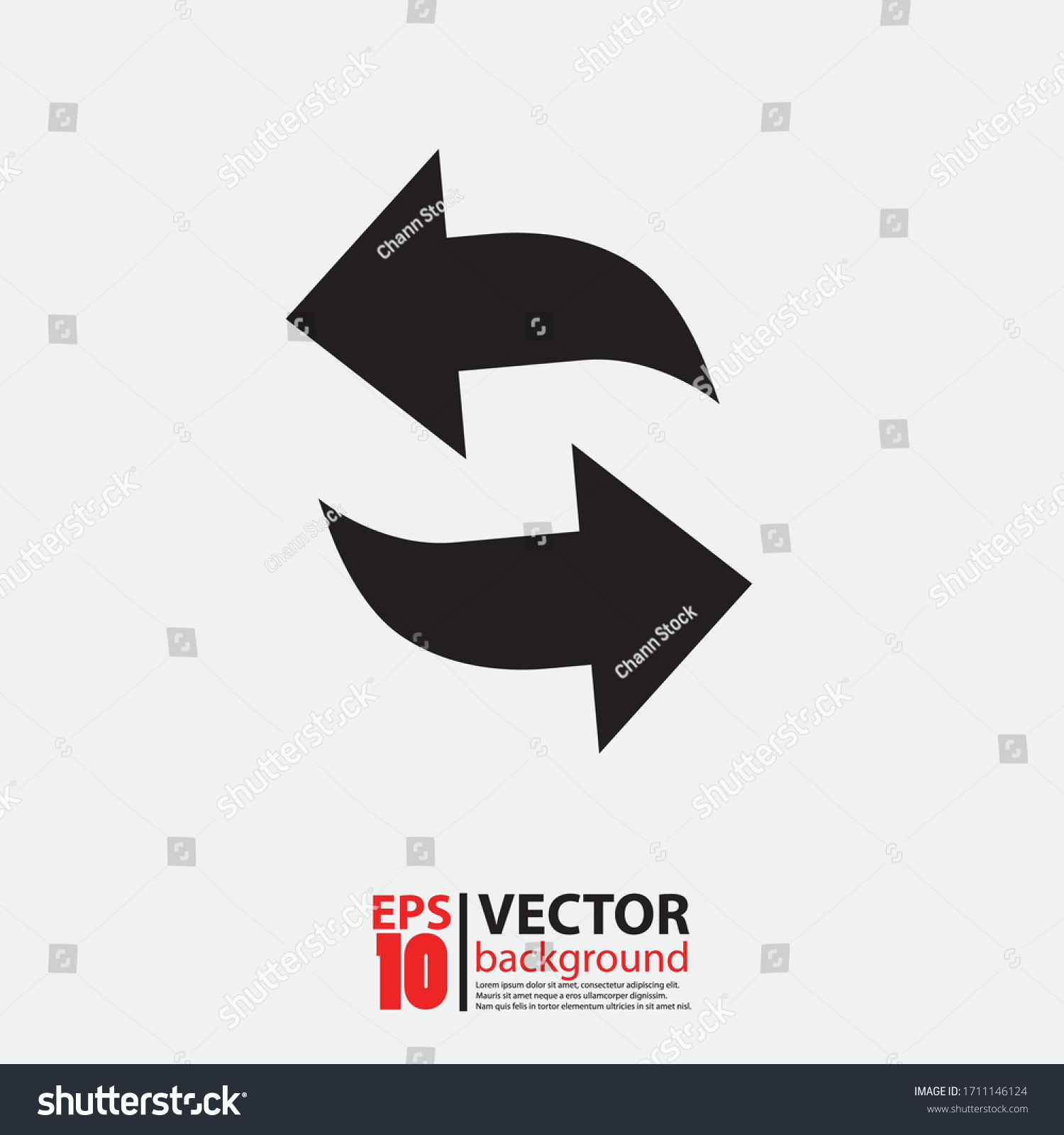 Change Icon Vector Flat Design Eps Stock Vector (Royalty Free ...