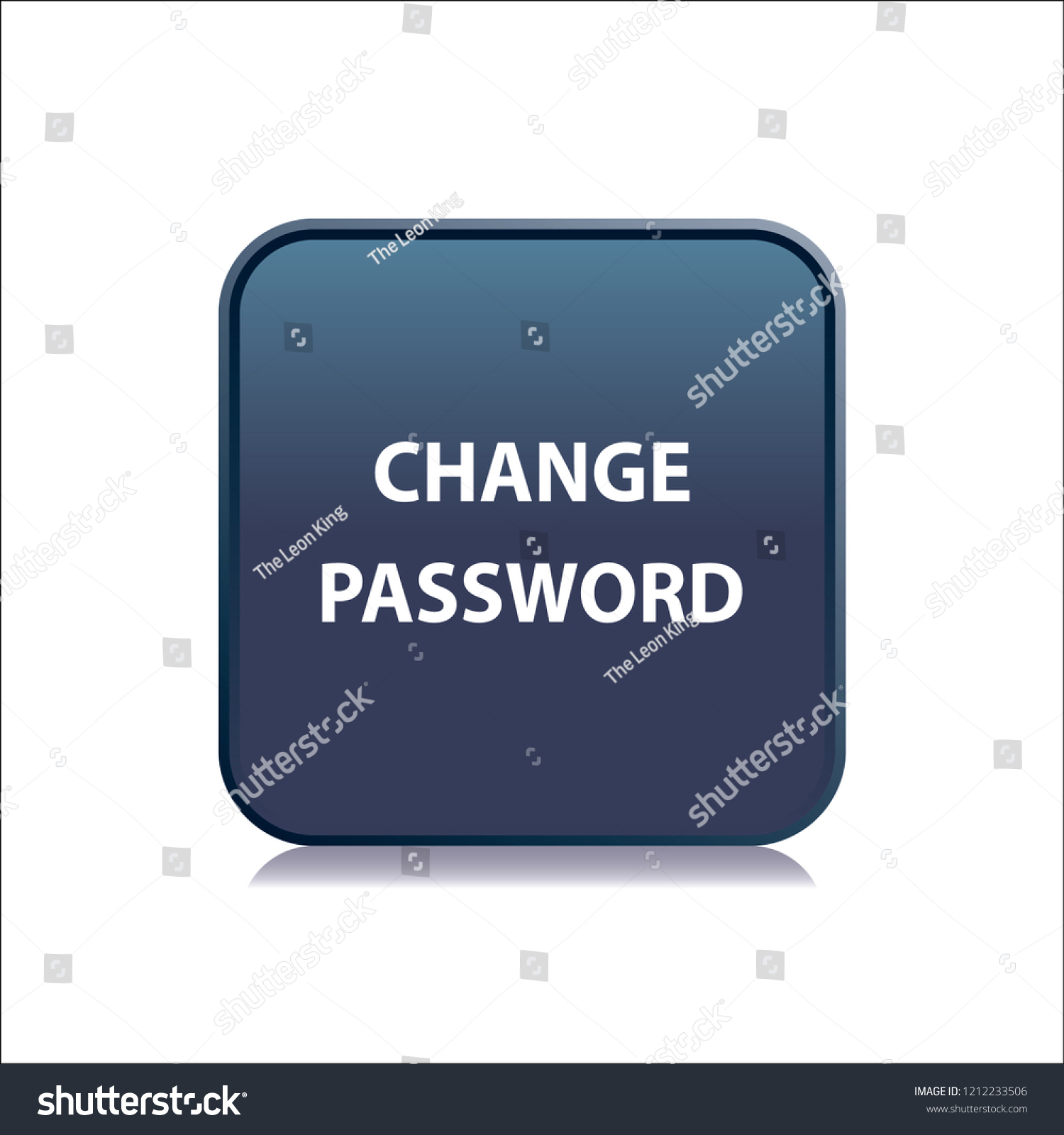 Change Password Button Web Design Element Stock Vector (Royalty Free ...