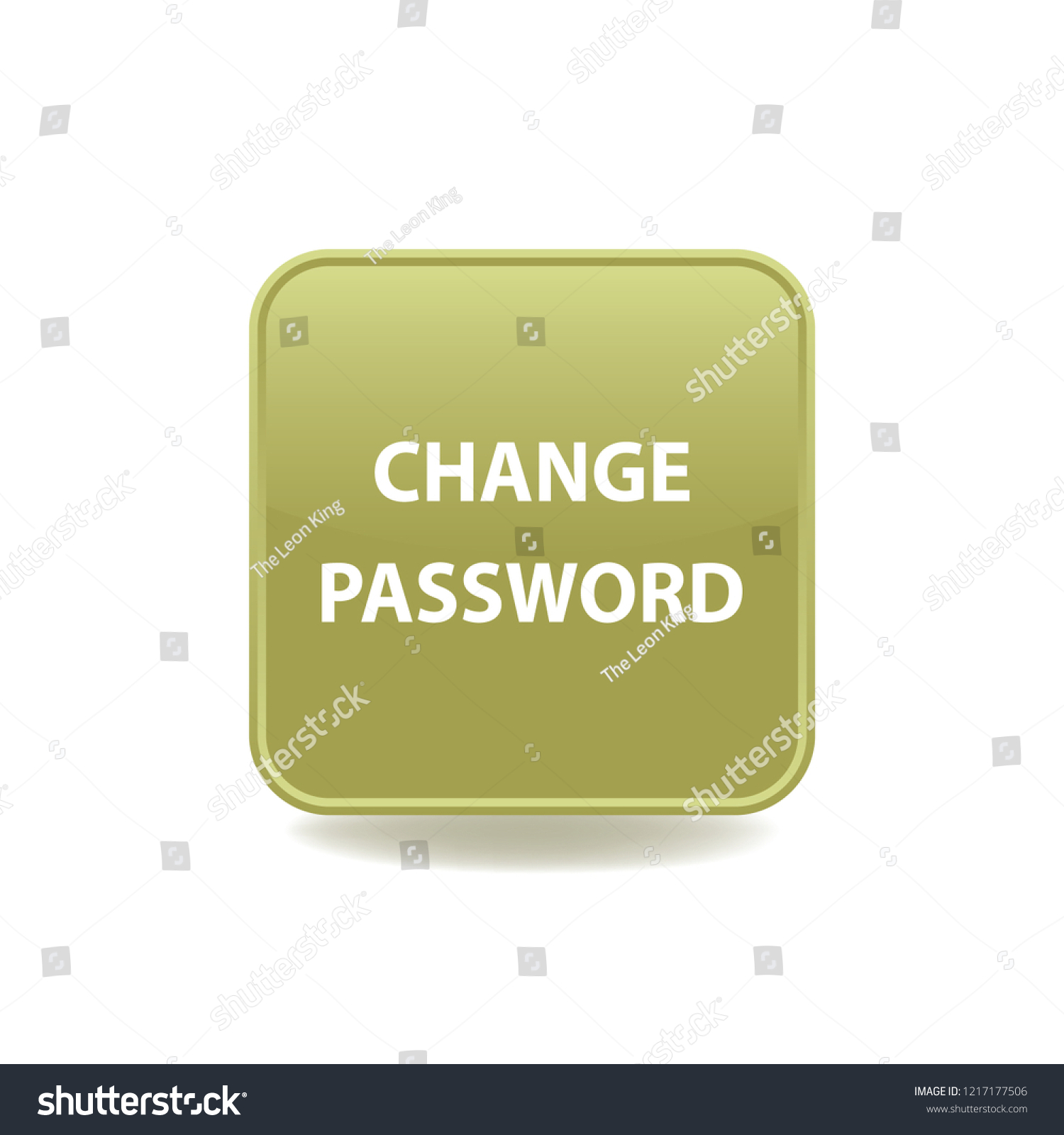 Change Password Button Web Design Element Stock Vector (Royalty Free ...