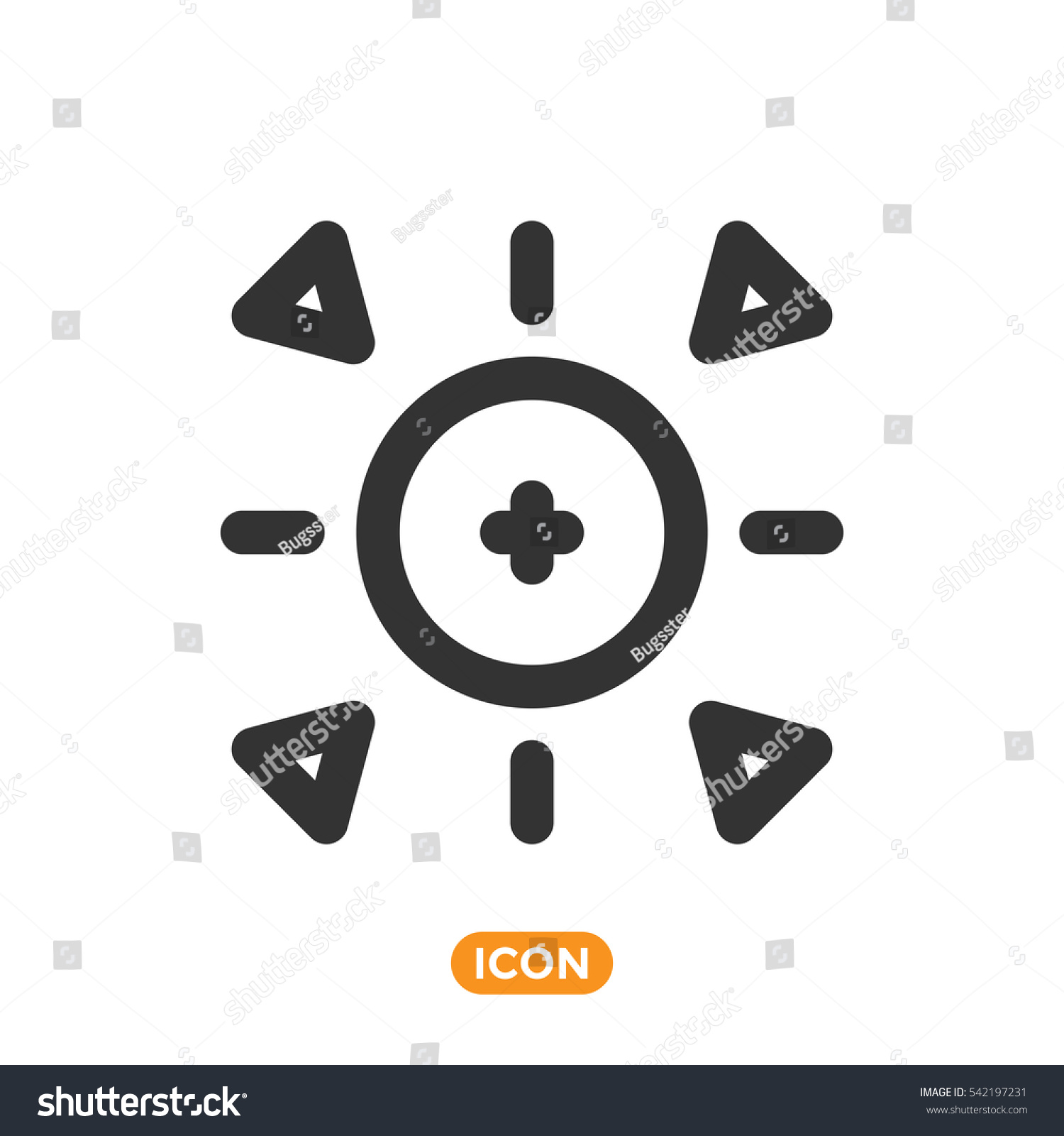 Change View Mode Symbol Stock Vector (Royalty Free) 542197231