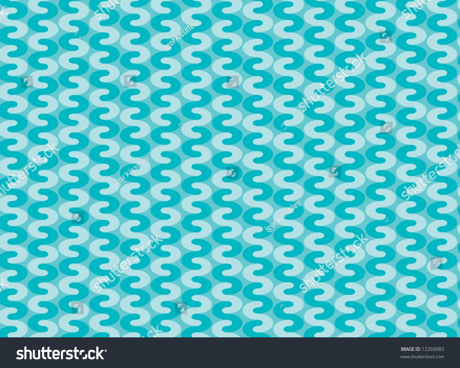 Chaotic Blue Worms Seamless Wrapping Texture Stock Vector (Royalty Free ...