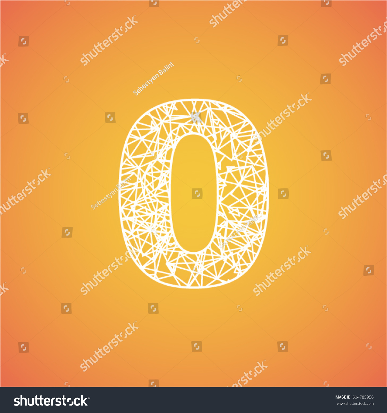 Character Net Font Advertisements Vector Type Stock Vector (Royalty ...