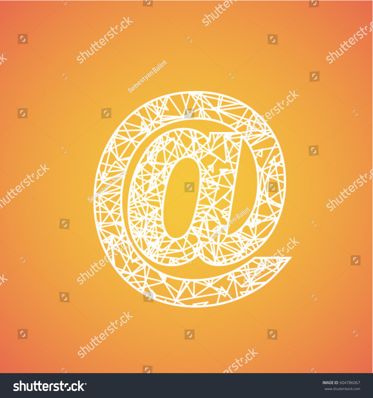 Character Net Font Advertisements Vector Type: vector de stock (libre ...